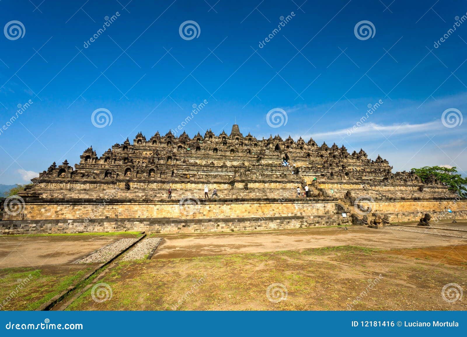Templo De Borobudur, Yogyakarta, Java, Indonesia. Foto de archivo ...