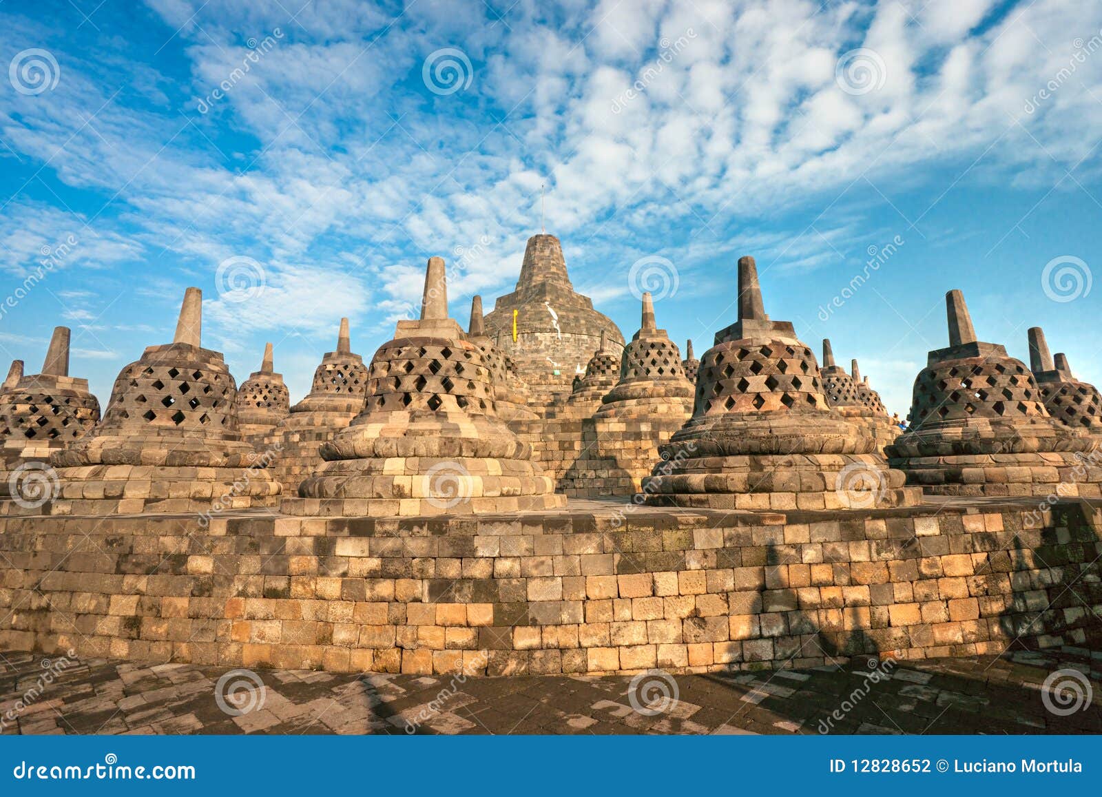 Templo De Borobudur, Yogyakarta, Java, Indonesia. Foto de archivo ...
