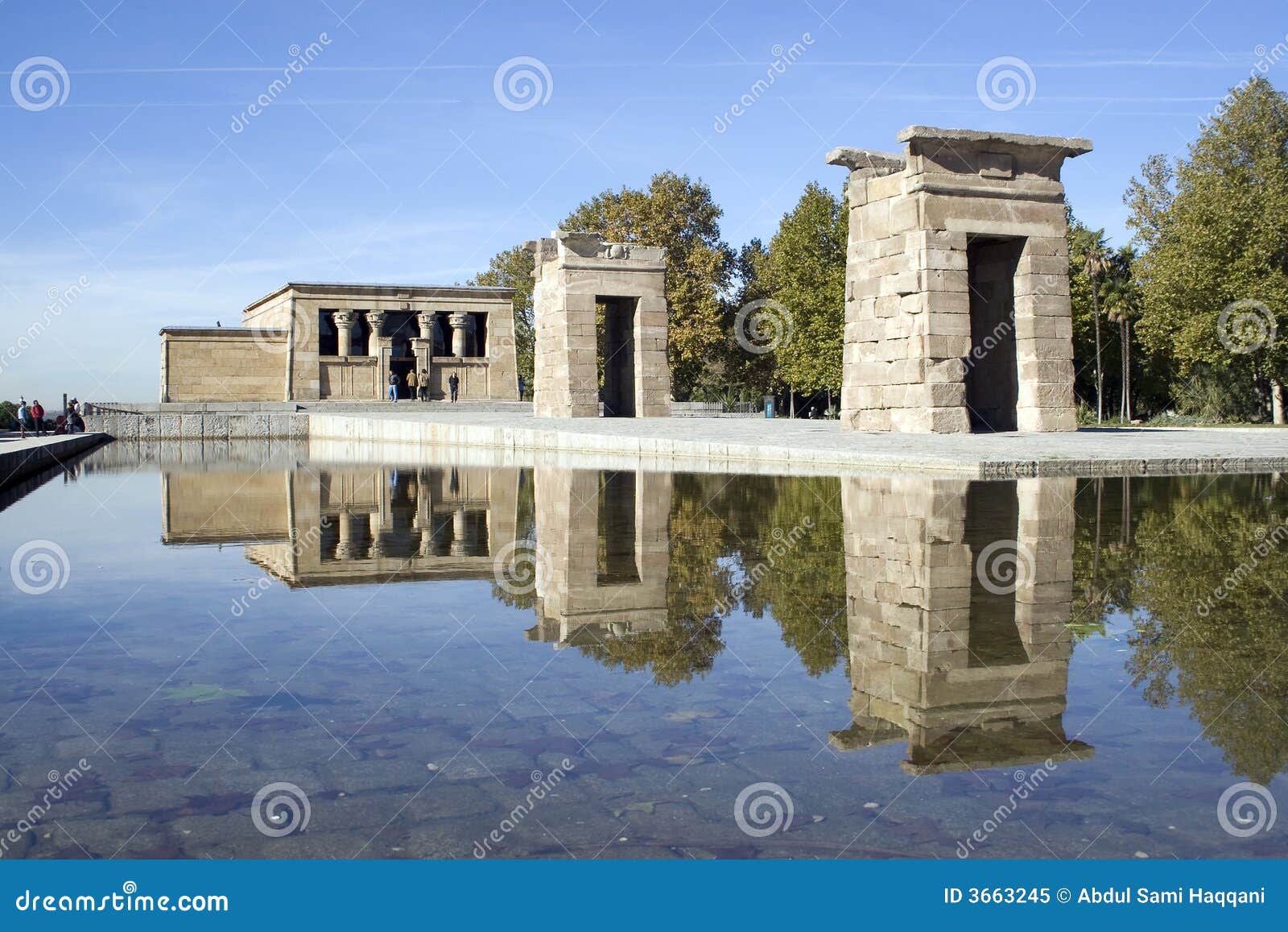 Templo de Debod stock image. Image of religious, ancient - 3663245