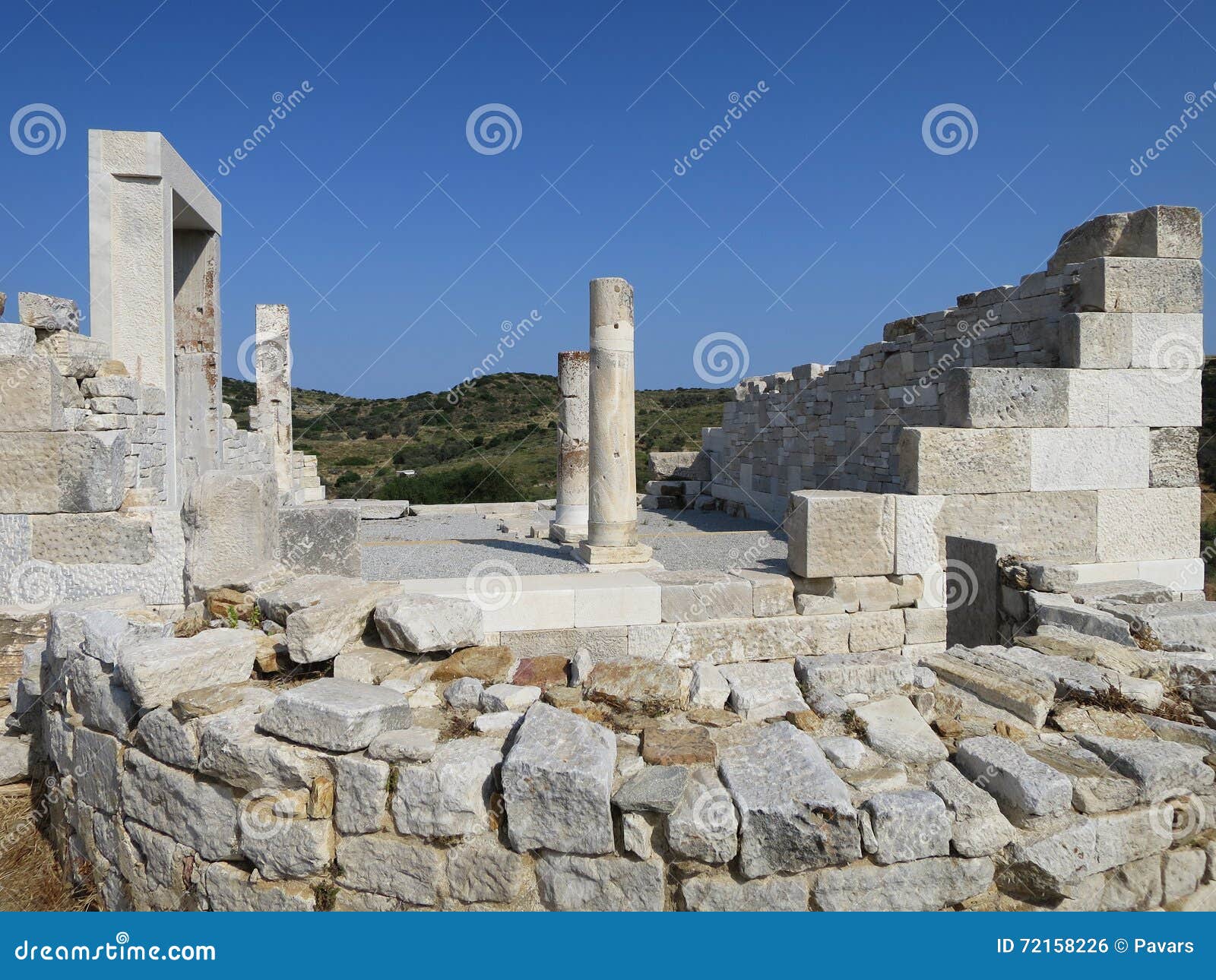 Templo de Demetra foto de archivo. Imagen de viejo, recorrido - 72158226