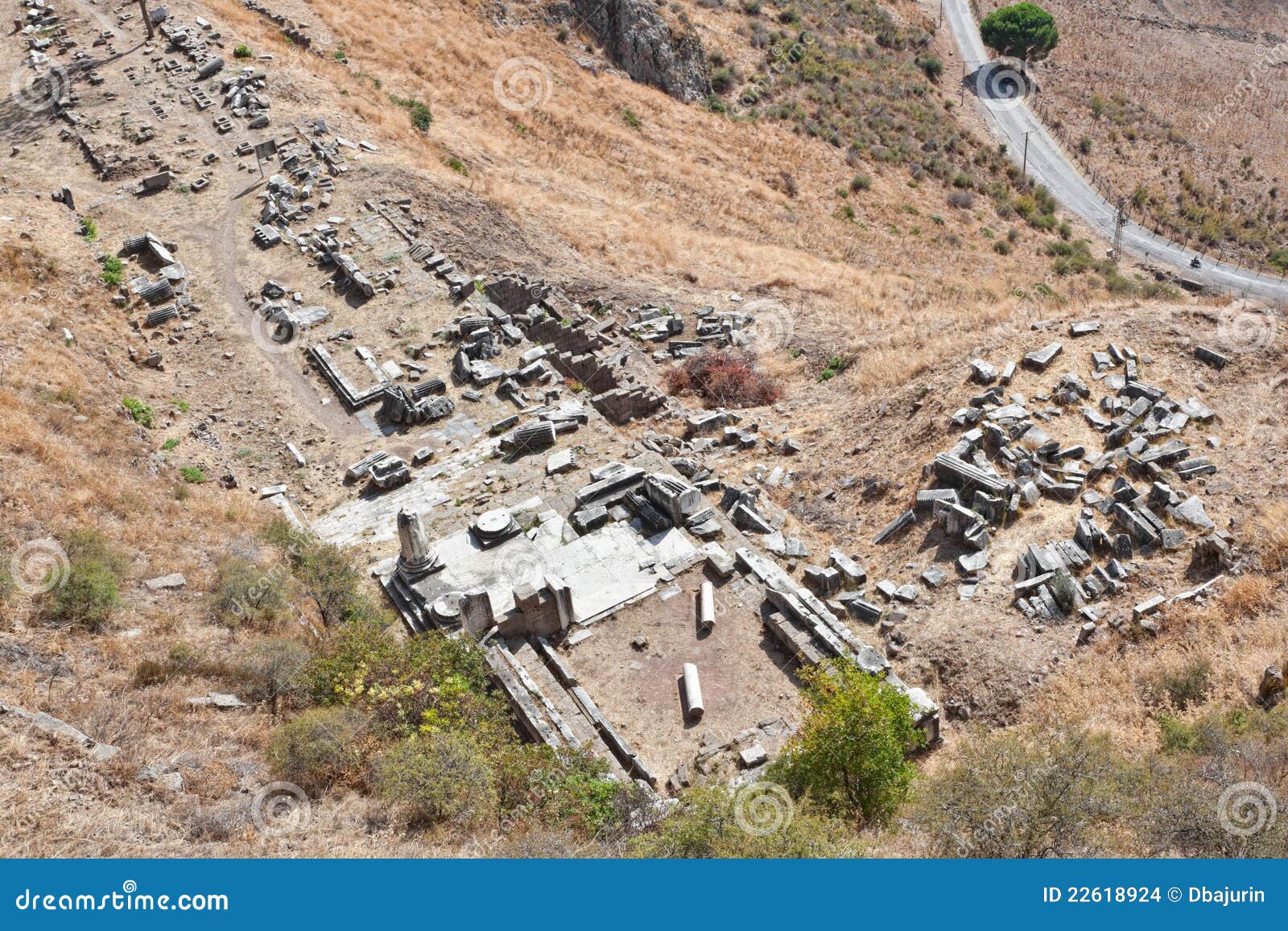 Templo de Dionysos foto de archivo. Imagen de templo - 22618924
