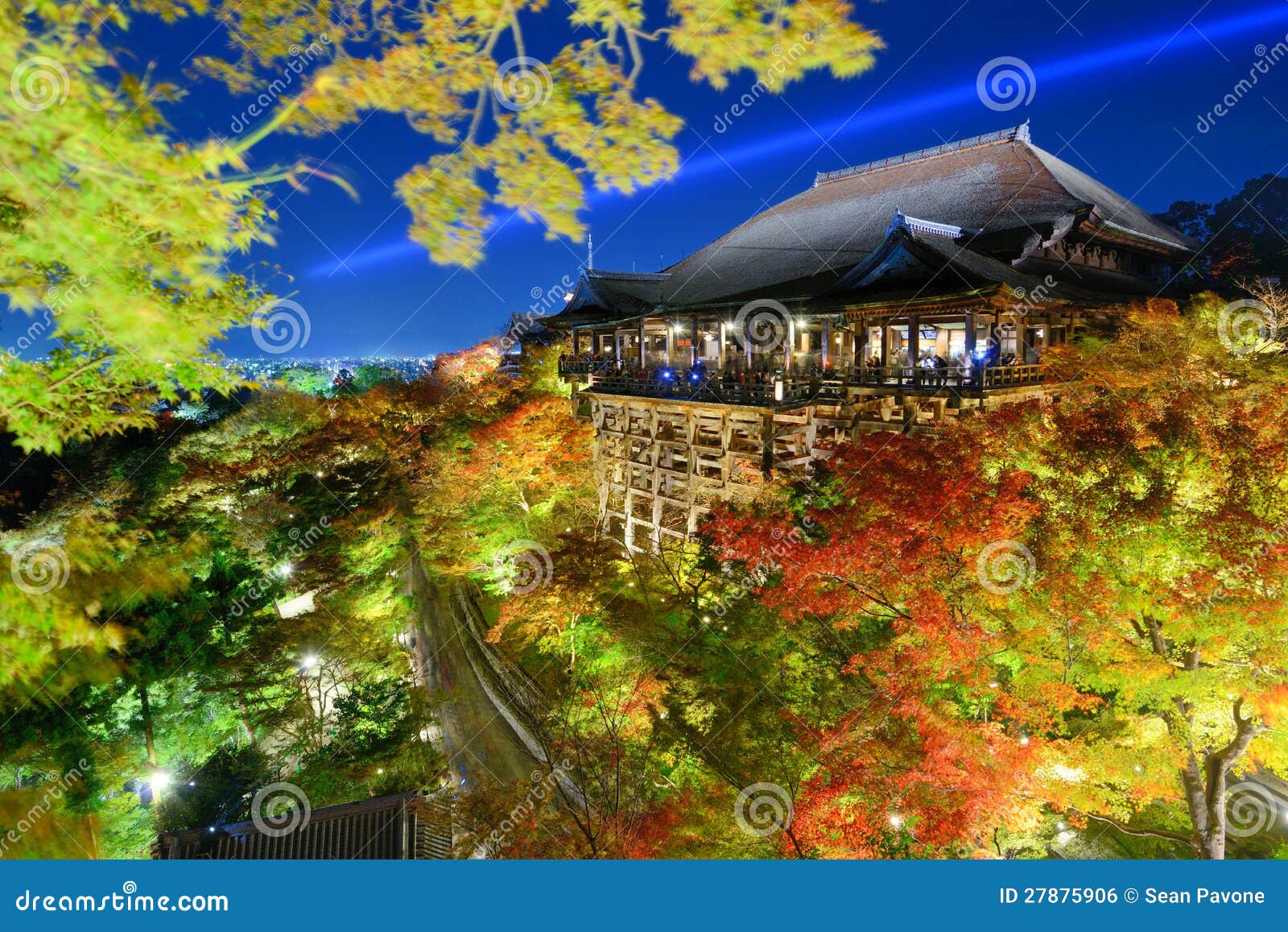 Templo de Kiyomizu-dera foto de archivo. Imagen de oriente - 27875906
