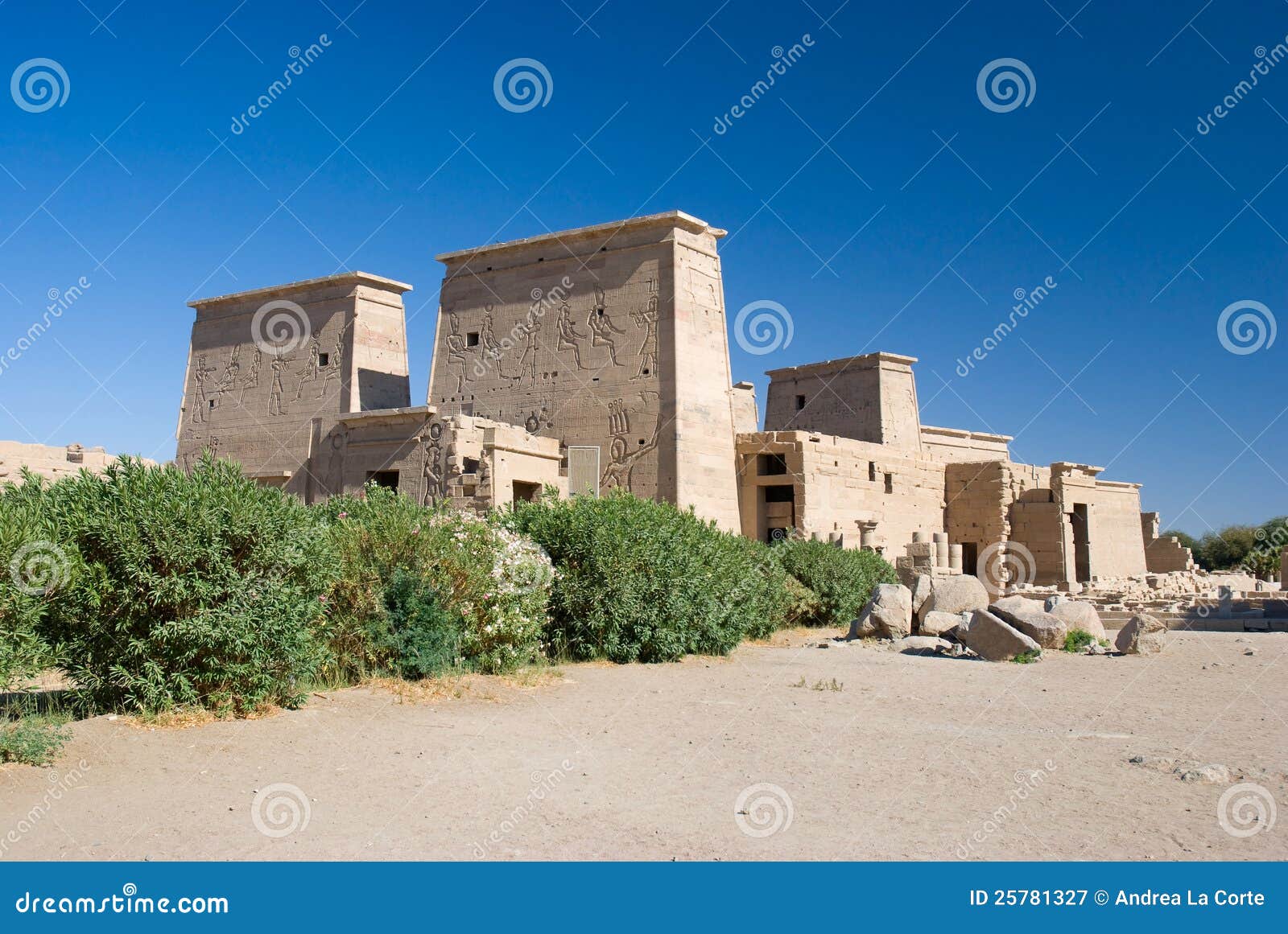 Templo de Philae imagen de archivo. Imagen de isla, ruinas - 25781327