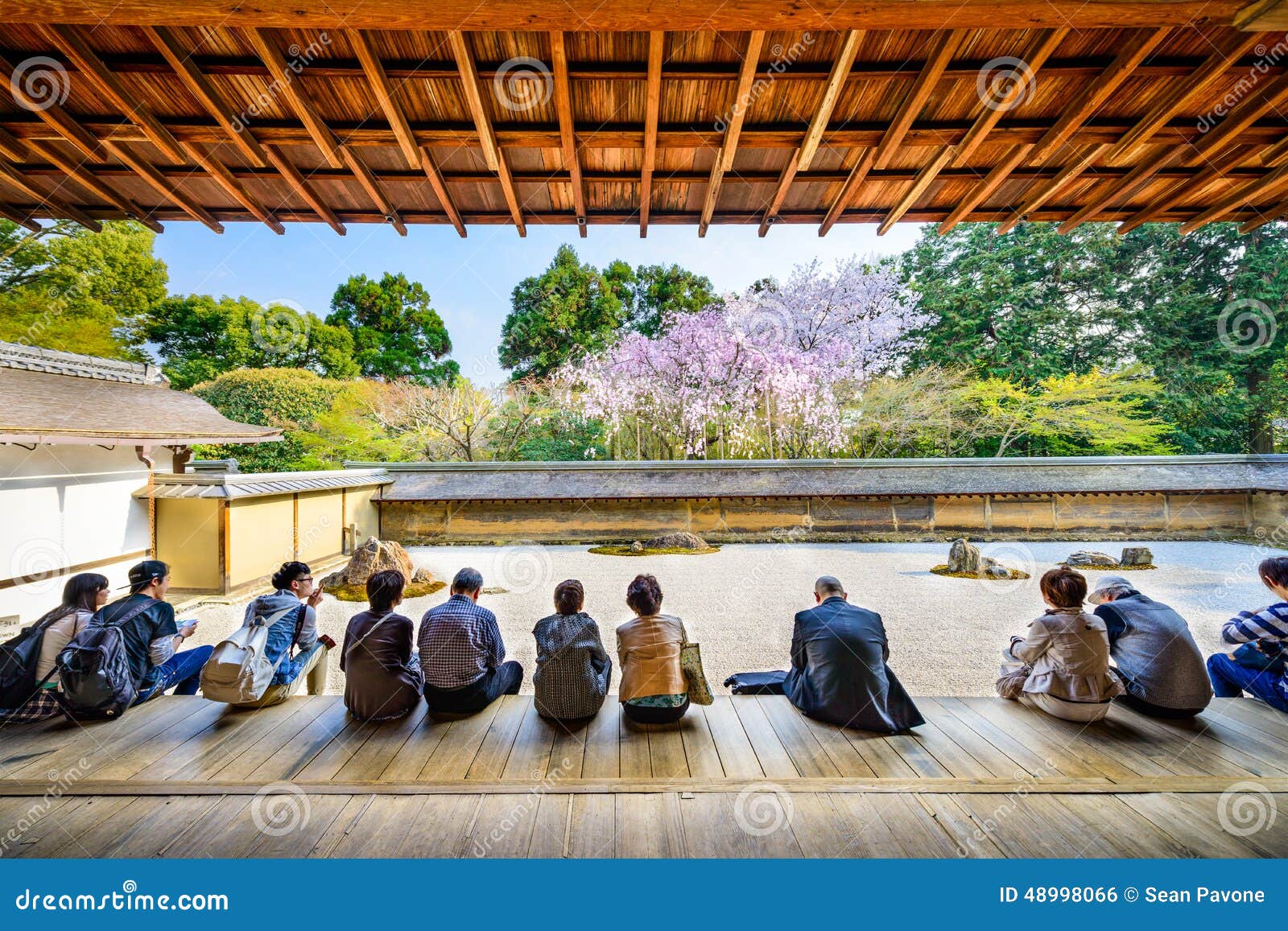 Templo de Ryoanji foto editorial. Imagen de interior - 48998066