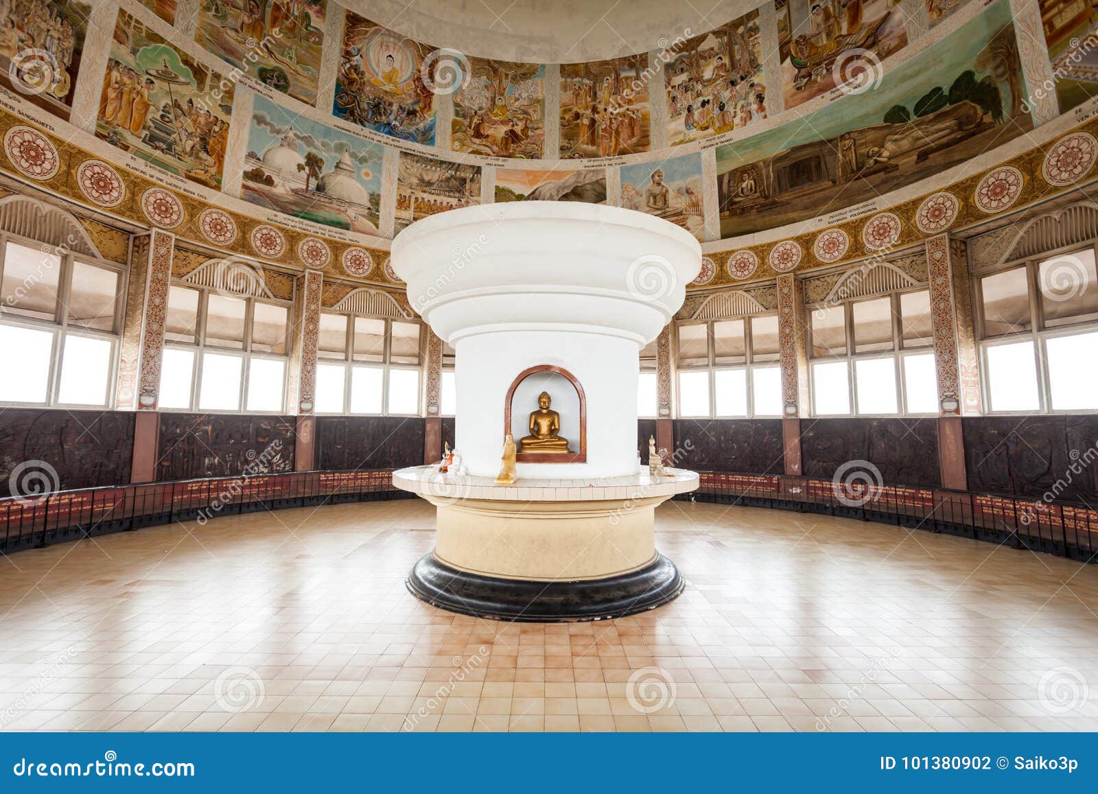 Templo De Sambodhi Chaithya, Colombo Foto de archivo - Imagen de ...