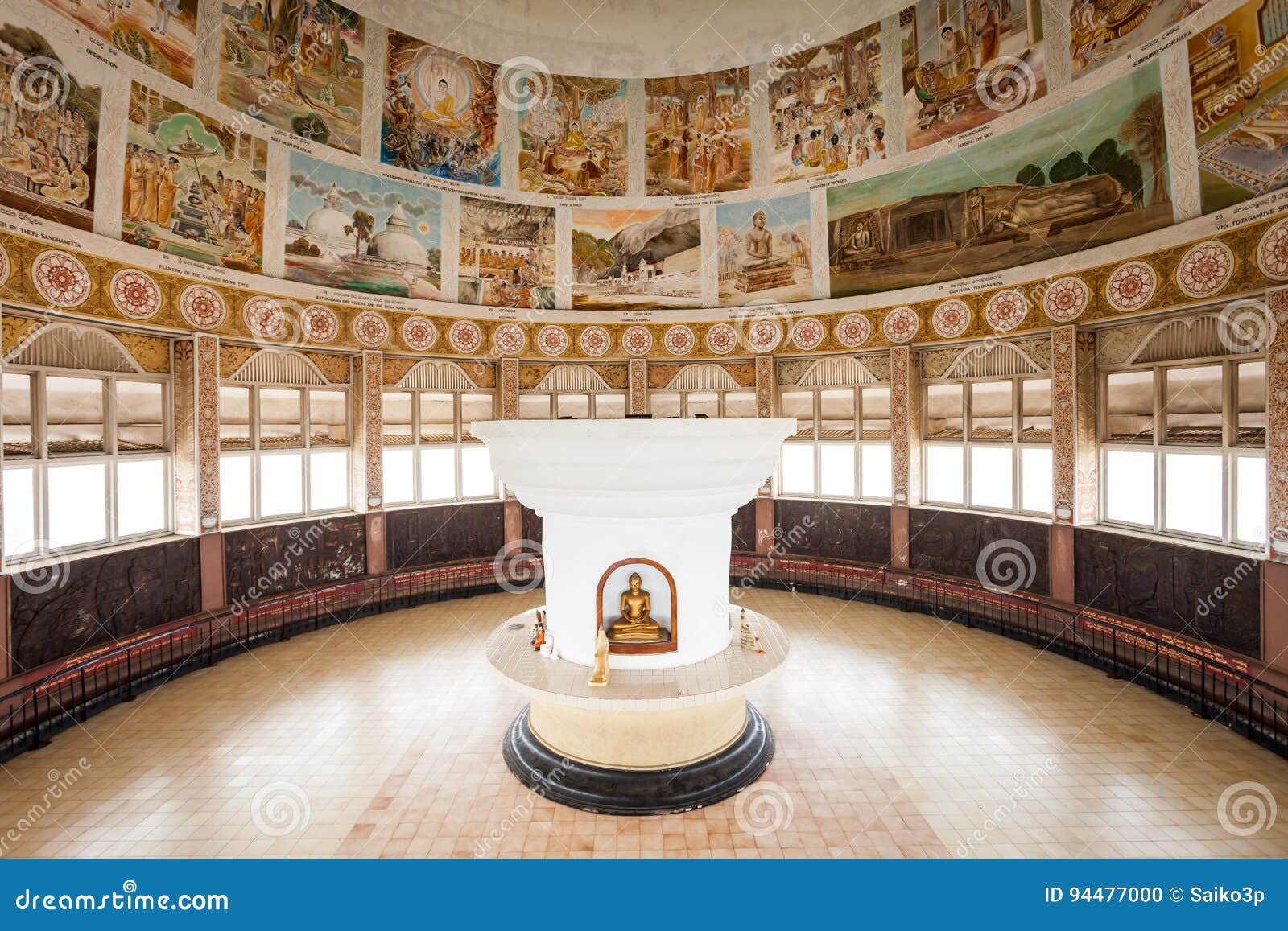 Templo De Sambodhi Chaithya, Colombo Imagen editorial - Imagen de ...