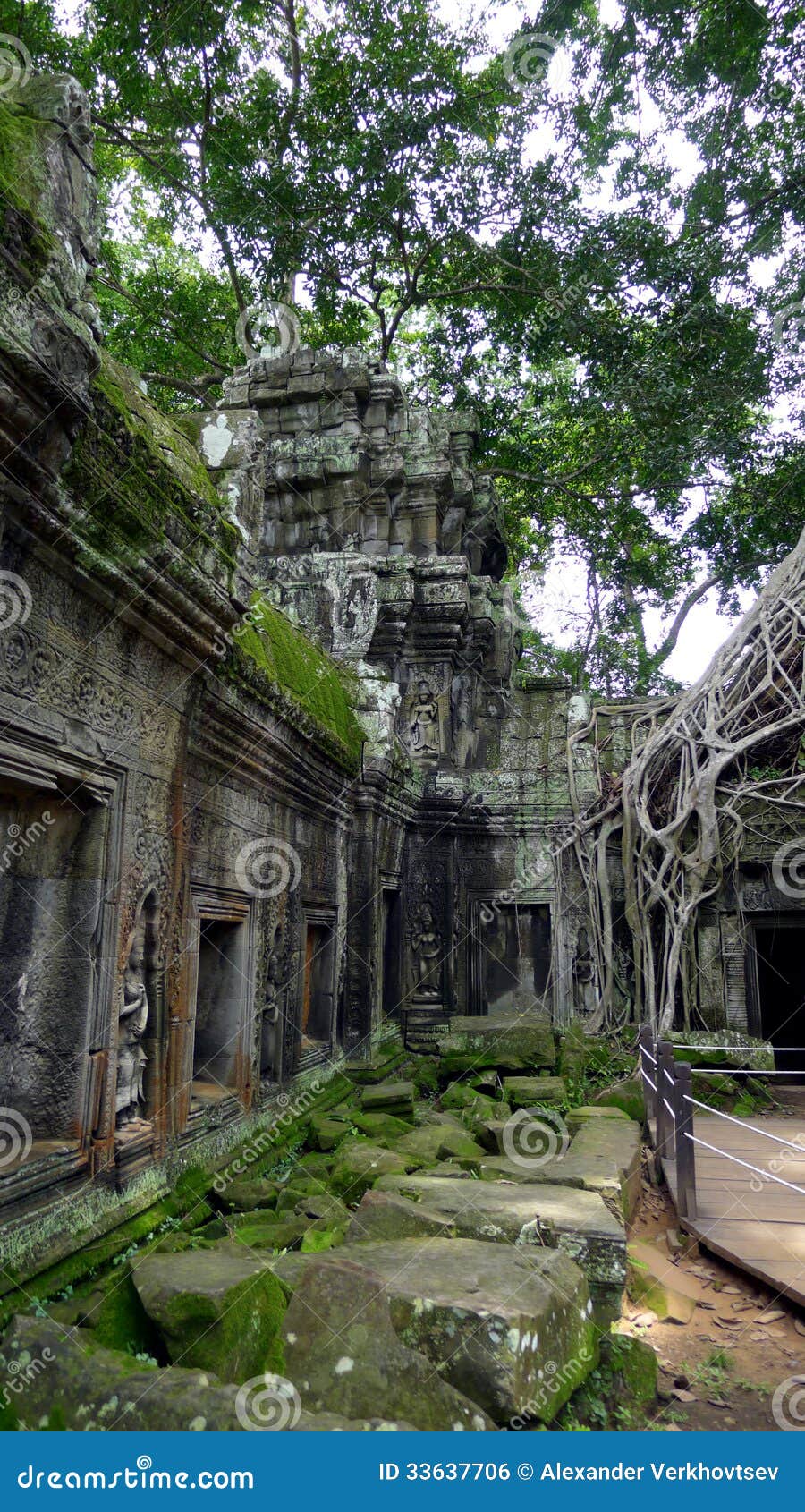 Templo de TA Prohm foto de archivo. Imagen de turismo - 33637706