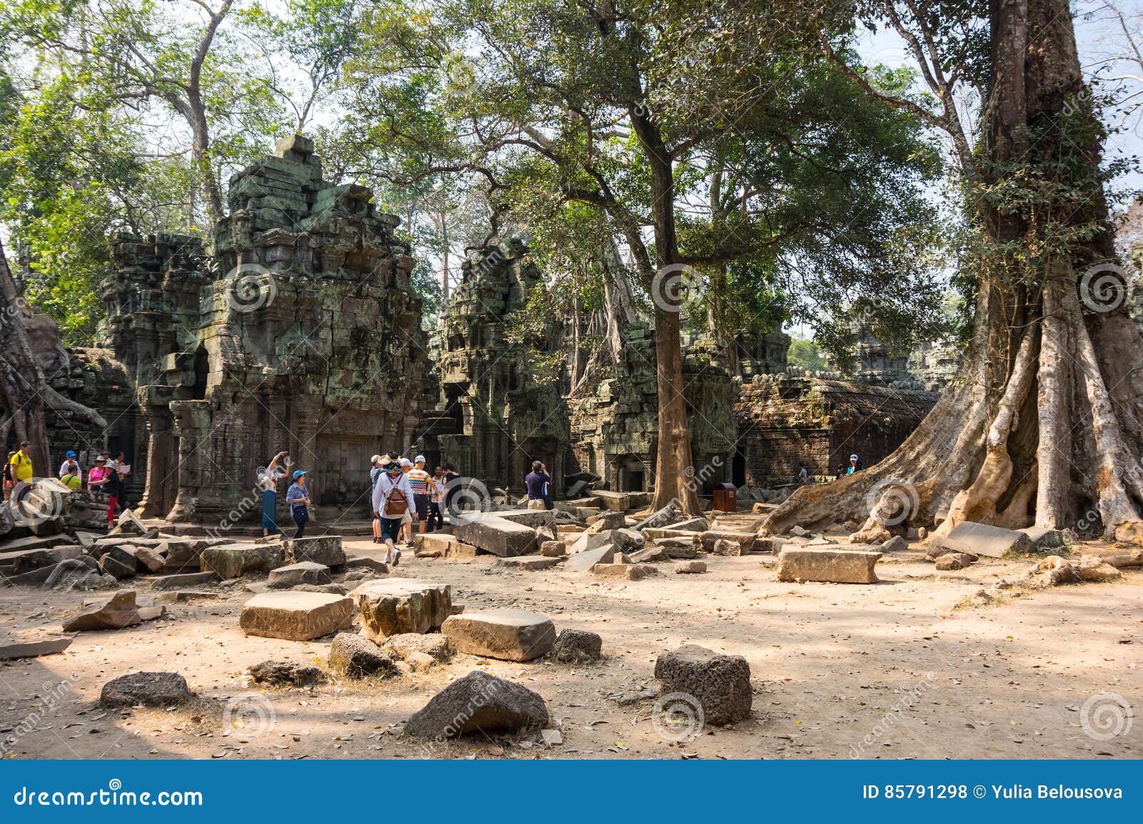 Templo de TA Prohm foto de archivo editorial. Imagen de viejo - 85791298
