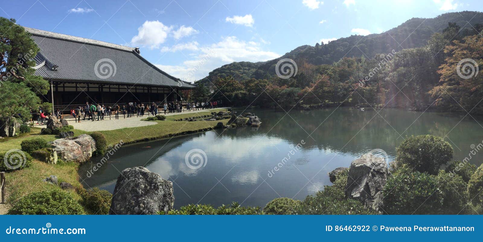 Templo de Tenryuji fotografía editorial. Imagen de turismo - 86462922