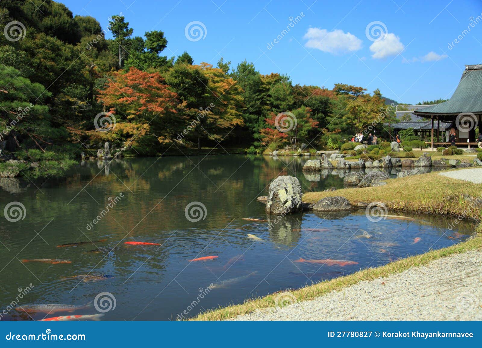 Templo De Tenryuji Em Kyoto Imagem de Stock - Imagem de cultura, rochas ...