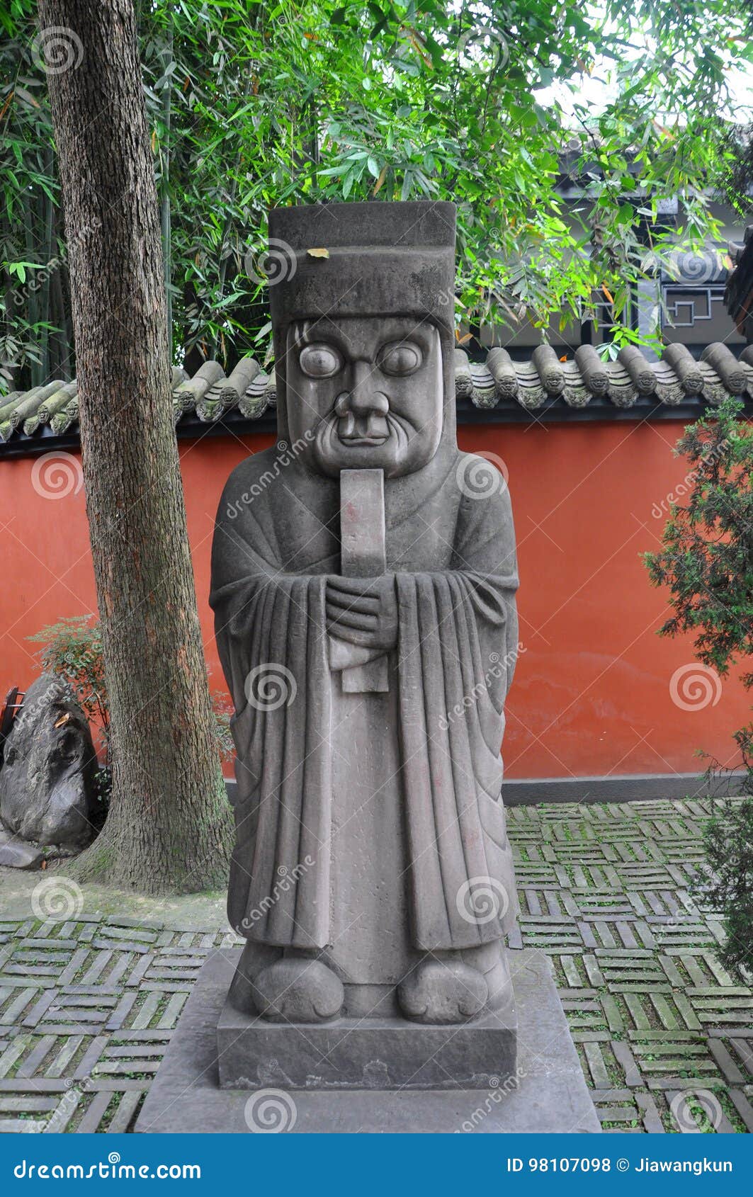 Templo De Wuhou, Cidade De Chengdu, China Foto de Stock - Imagem de ...