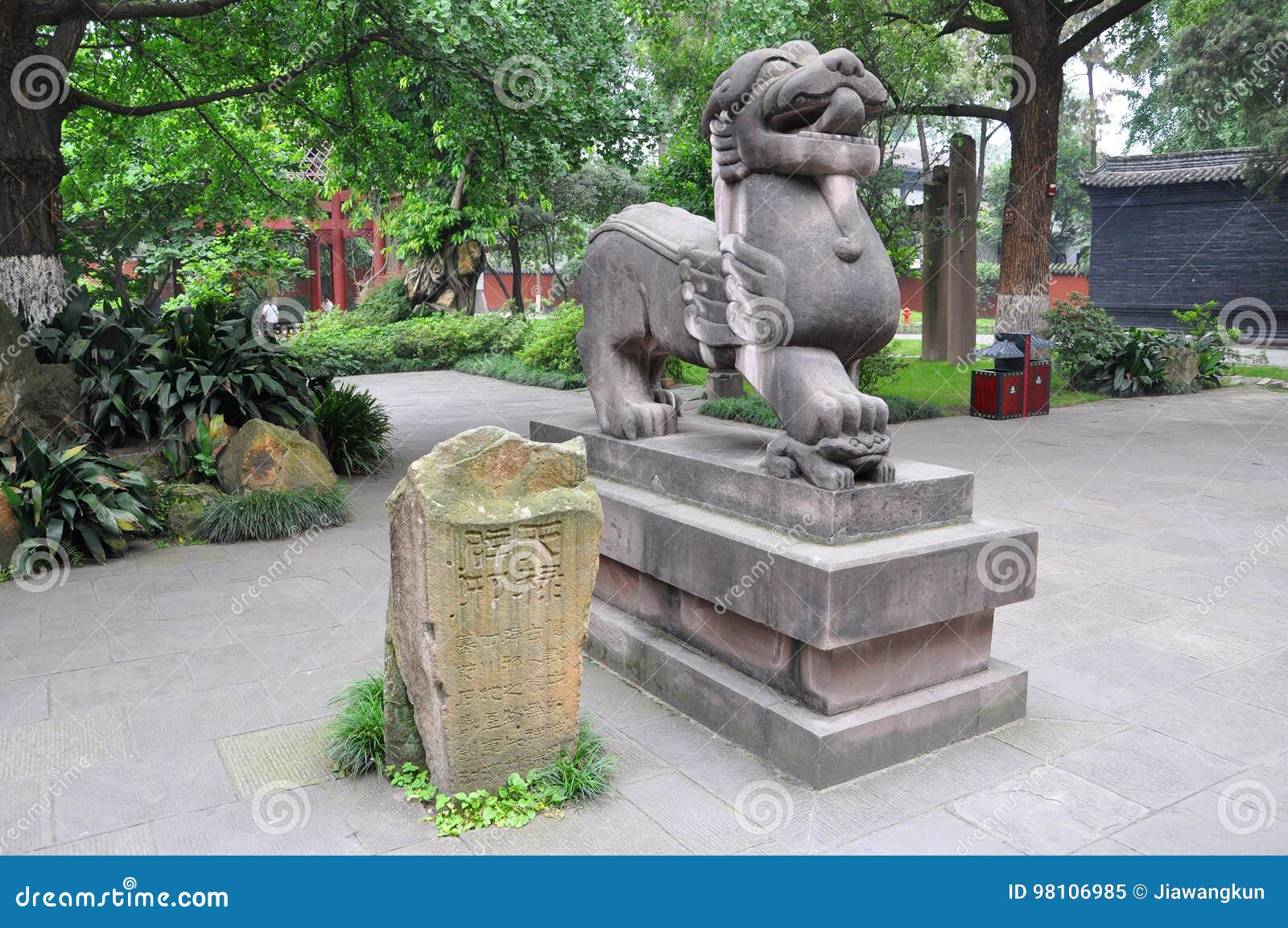 Templo De Wuhou, Ciudad De Chengdu, China Imagen de archivo - Imagen de ...