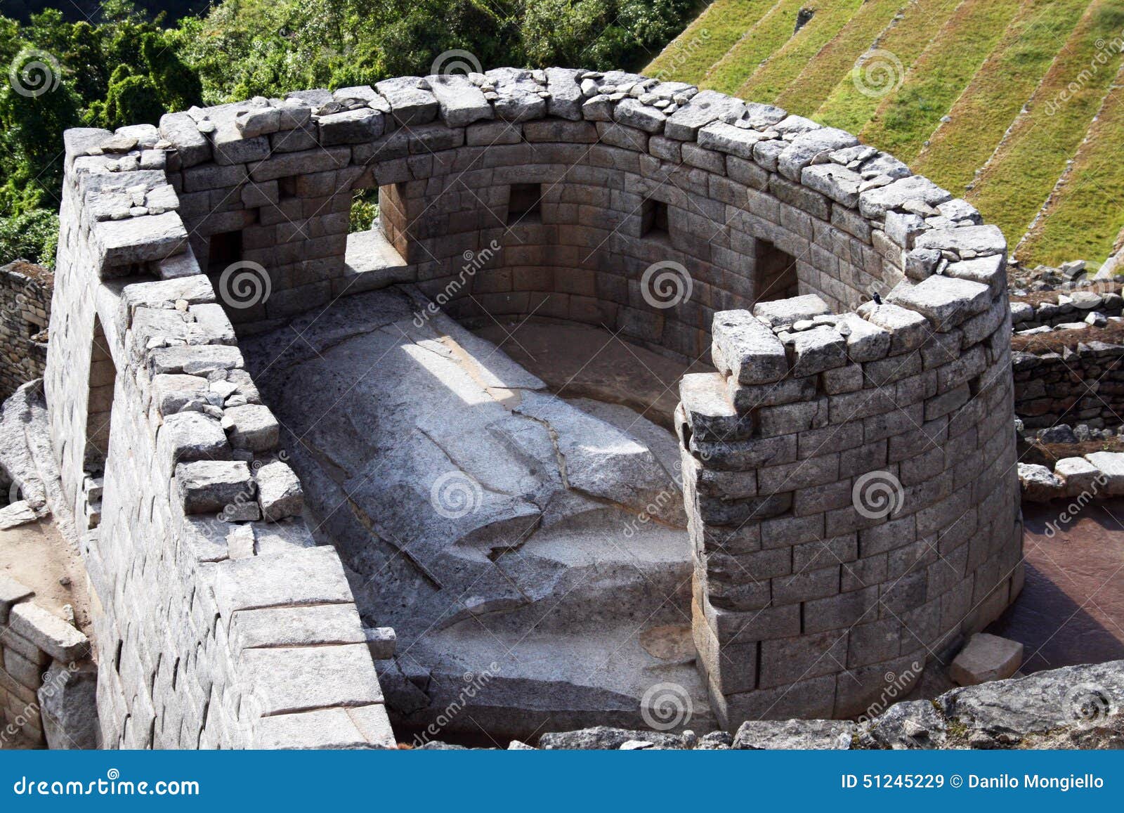 Templo Del Sol De Los Incas Imagen de archivo - Imagen de magia ...