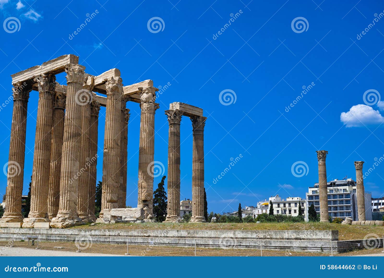 Templo Del Zeus, Olympia, Grecia Fotografía editorial - Imagen de ...