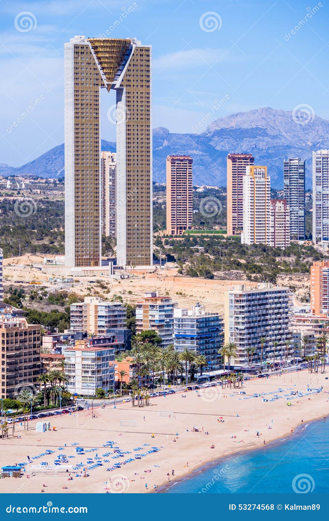 In Tempo Building in Benidorm Editorial Stock Photo - Image of beach ...