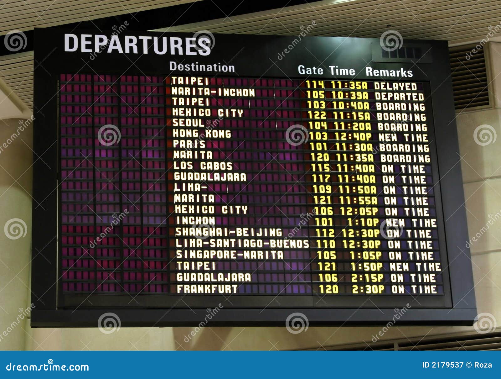 Tempo di partenza immagine stock. Immagine di arrivo, kong - 2179537