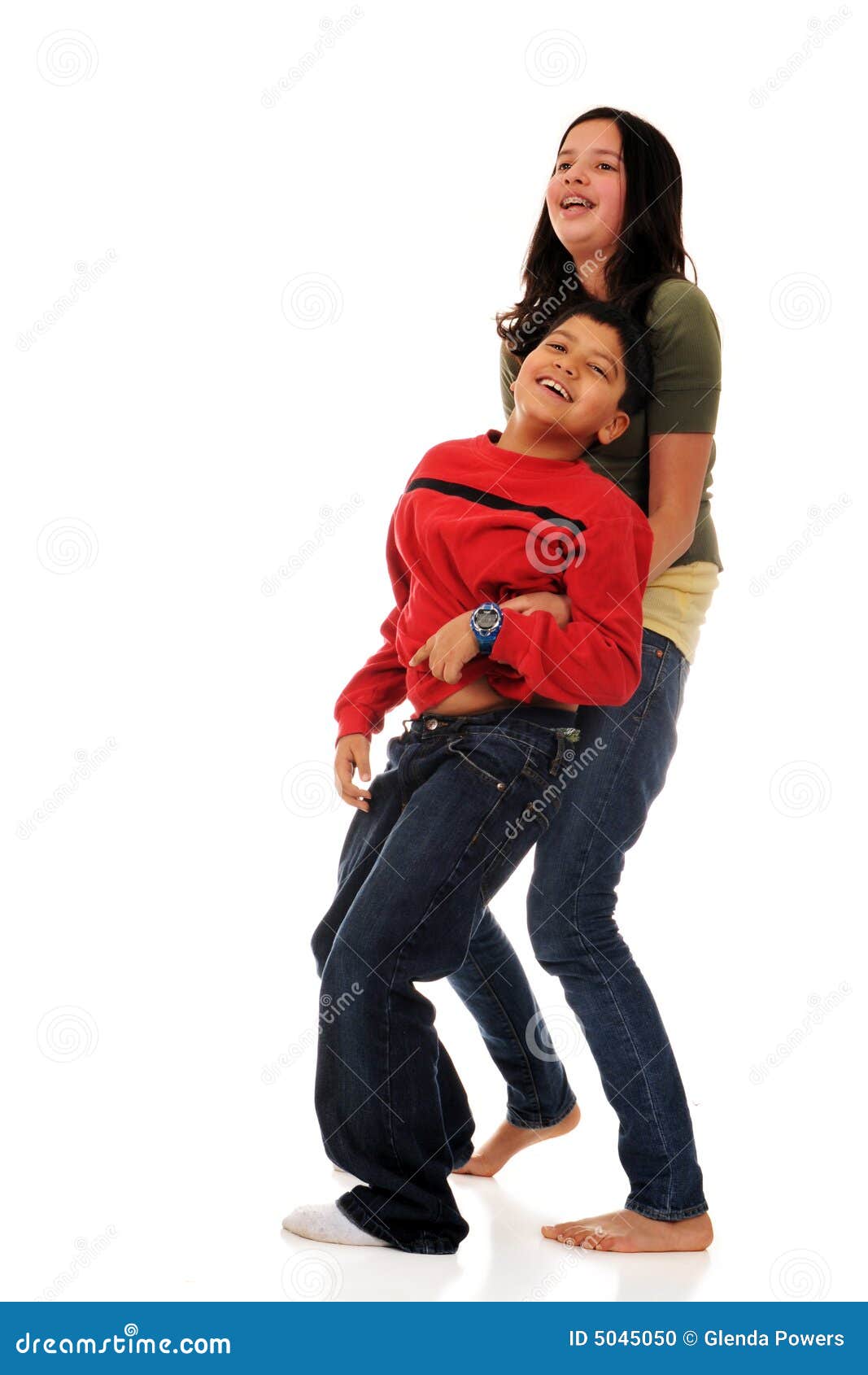 Tempo di solletico fotografia stock. Immagine di gioco - 5045050