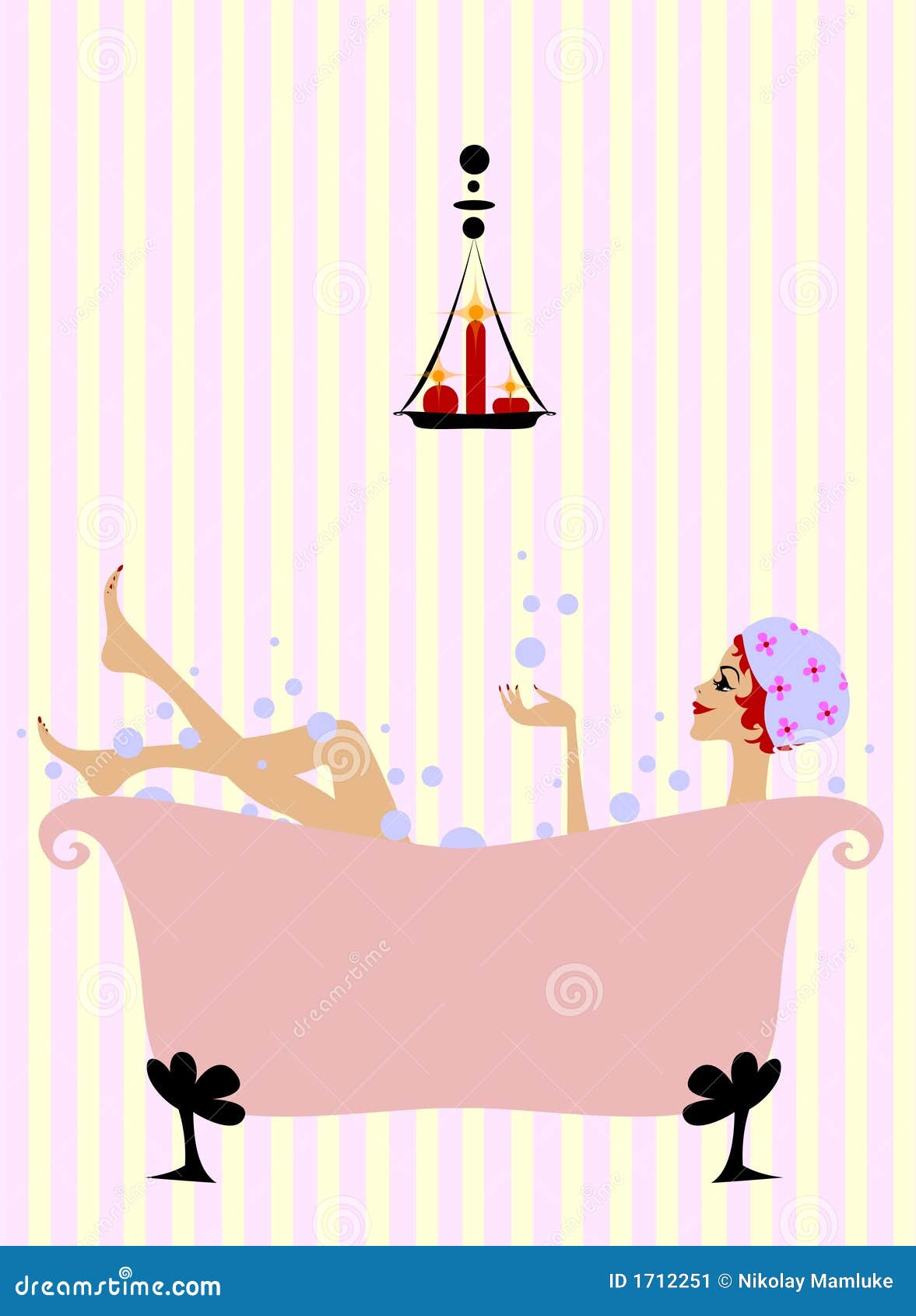 Tempo dos termas! #1 ilustração do vetor. Ilustração de bonito - 1712251