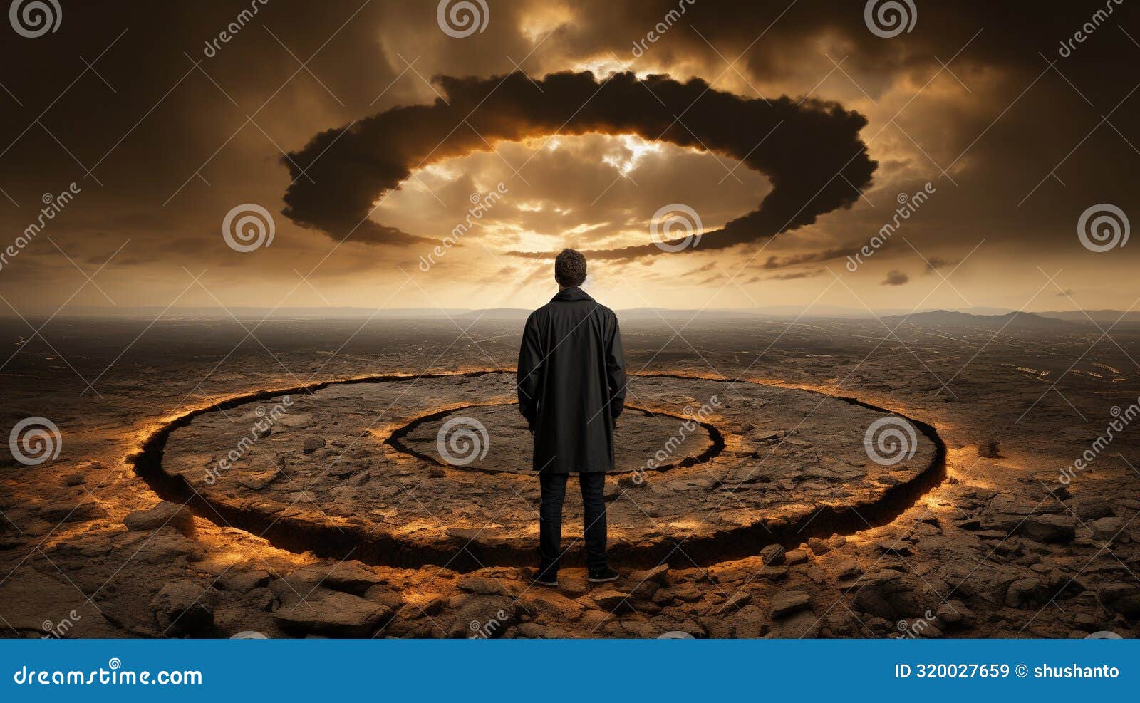 Temporal Illusions Beyond the Clockwork of Time Stock Illustration ...