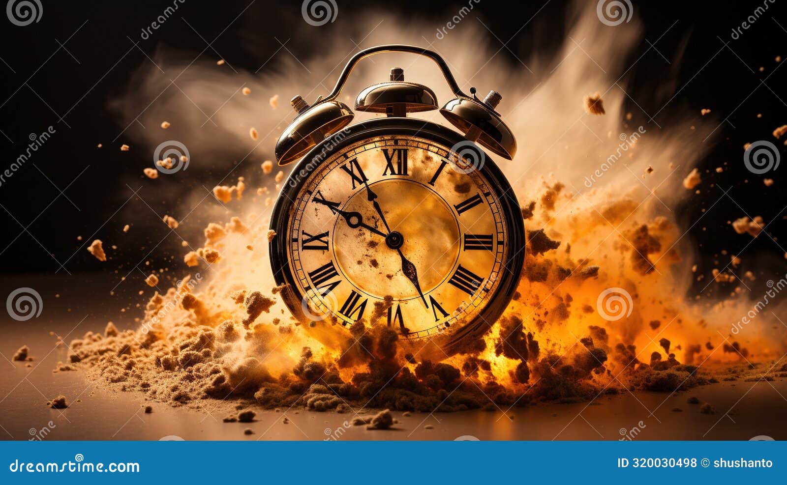 Temporal Illusions Beyond the Clockwork of Time Stock Illustration ...