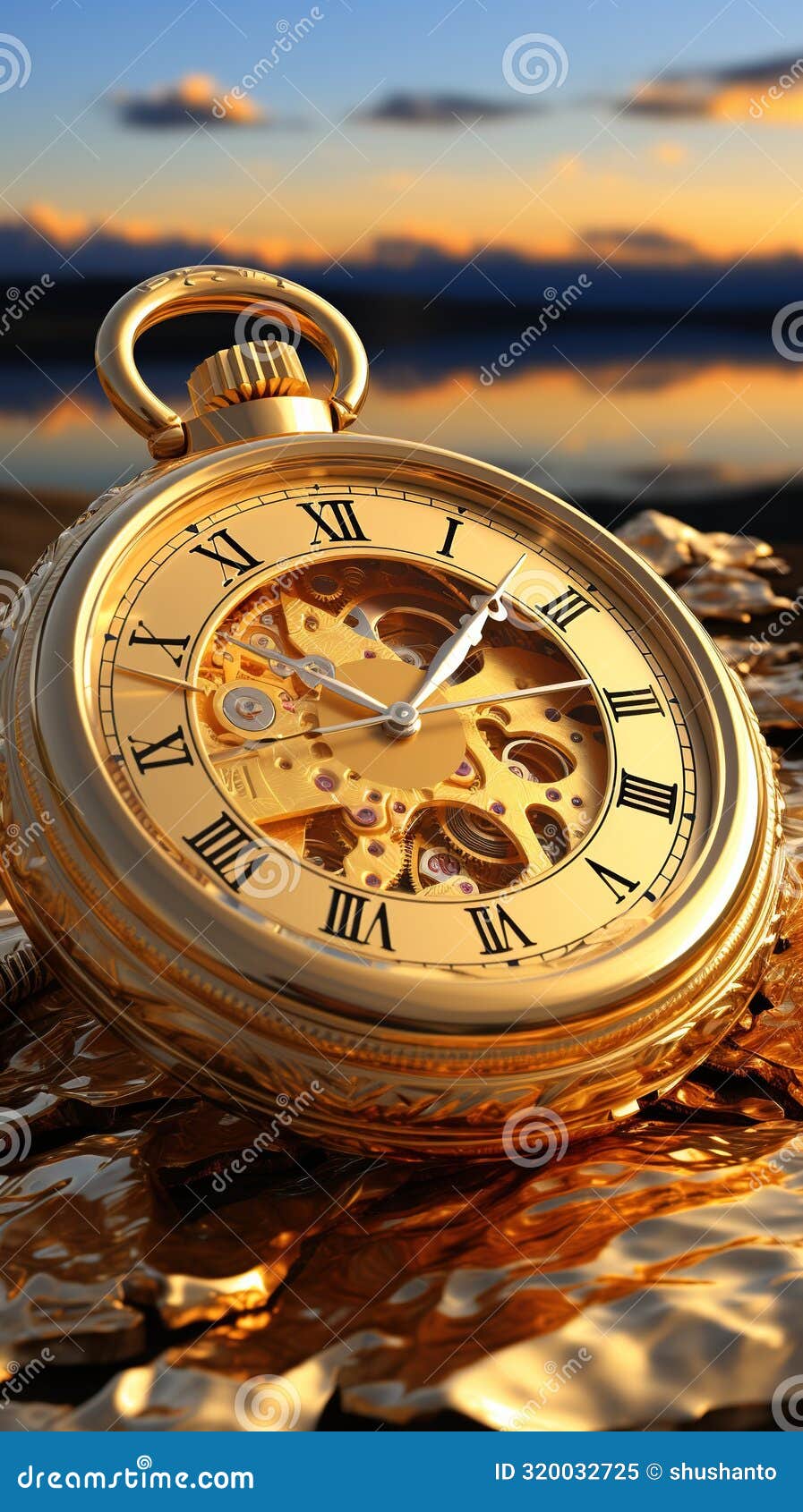 Temporal Illusions Beyond the Clockwork of Time Stock Illustration ...