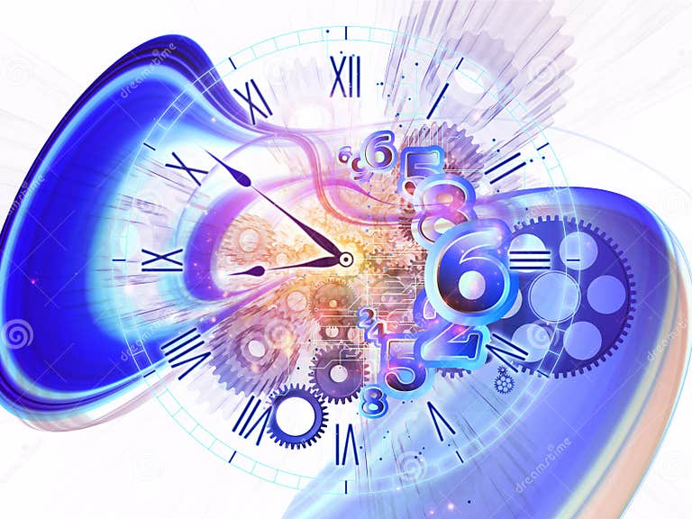Temporal loop stock illustration. Illustration of gear - 24375560