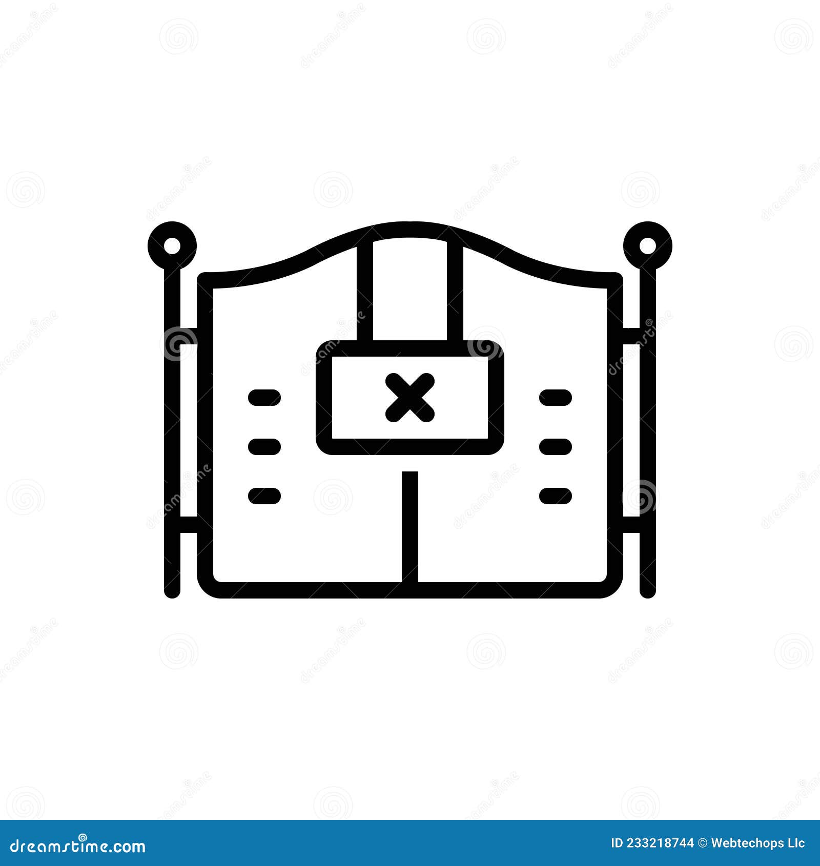 Black Line Icon for Temporarily, Close and for Now Stock Vector ...