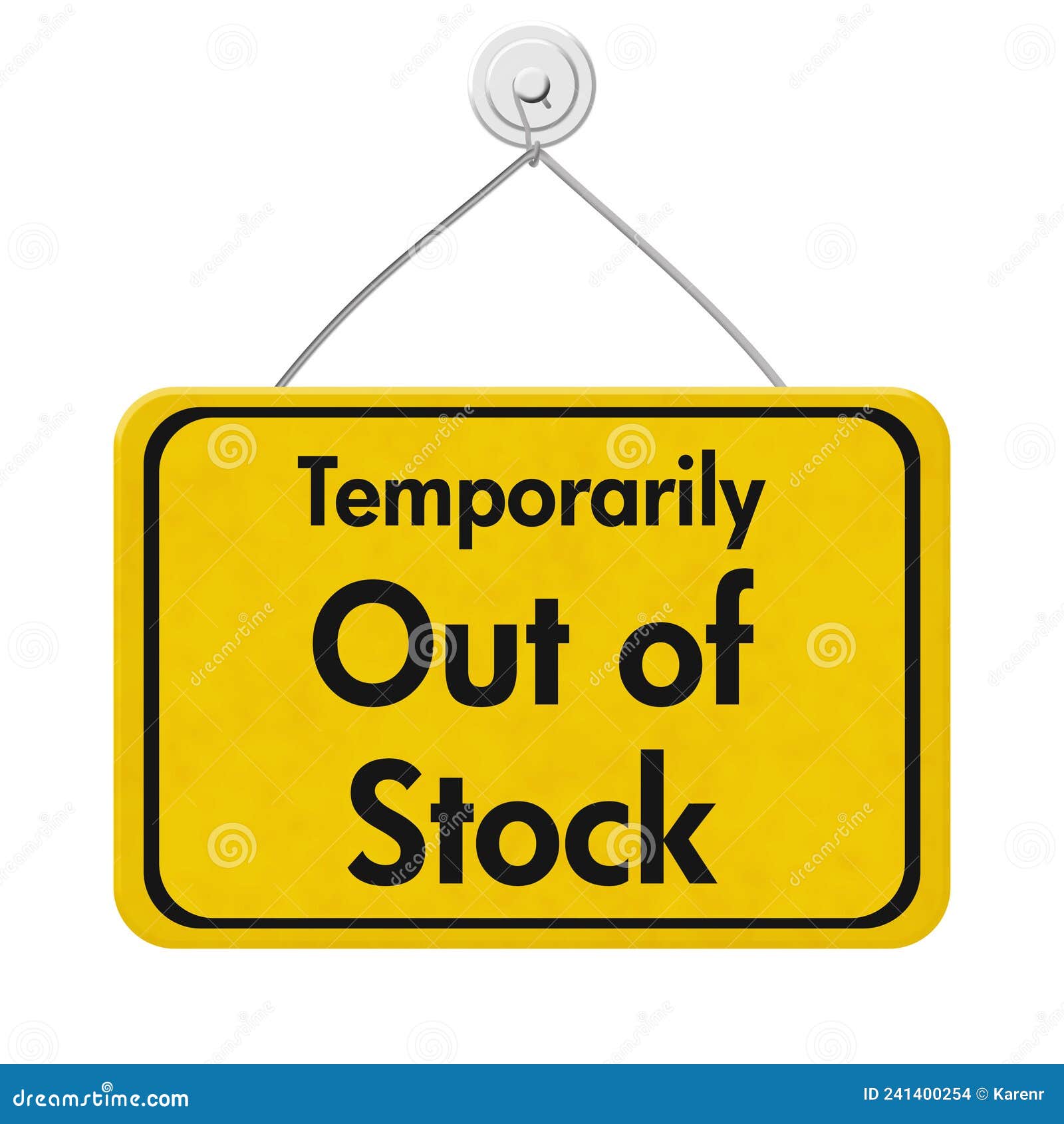 Temporarily Out of Stock Hanging Yellow Sign Stock Photo - Image of ... Temporarily Out of Stock Hanging Yellow Sign Stock Photo - Image of ...