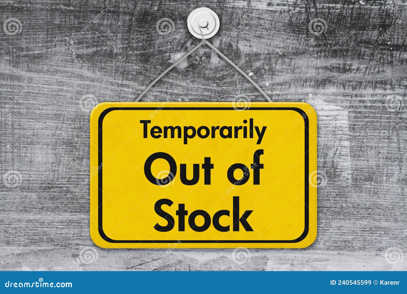 Temporarily Out of Stock Hanging Yellow Sign Stock Image - Image of ... Temporarily Out of Stock Hanging Yellow Sign Stock Image - Image of ...