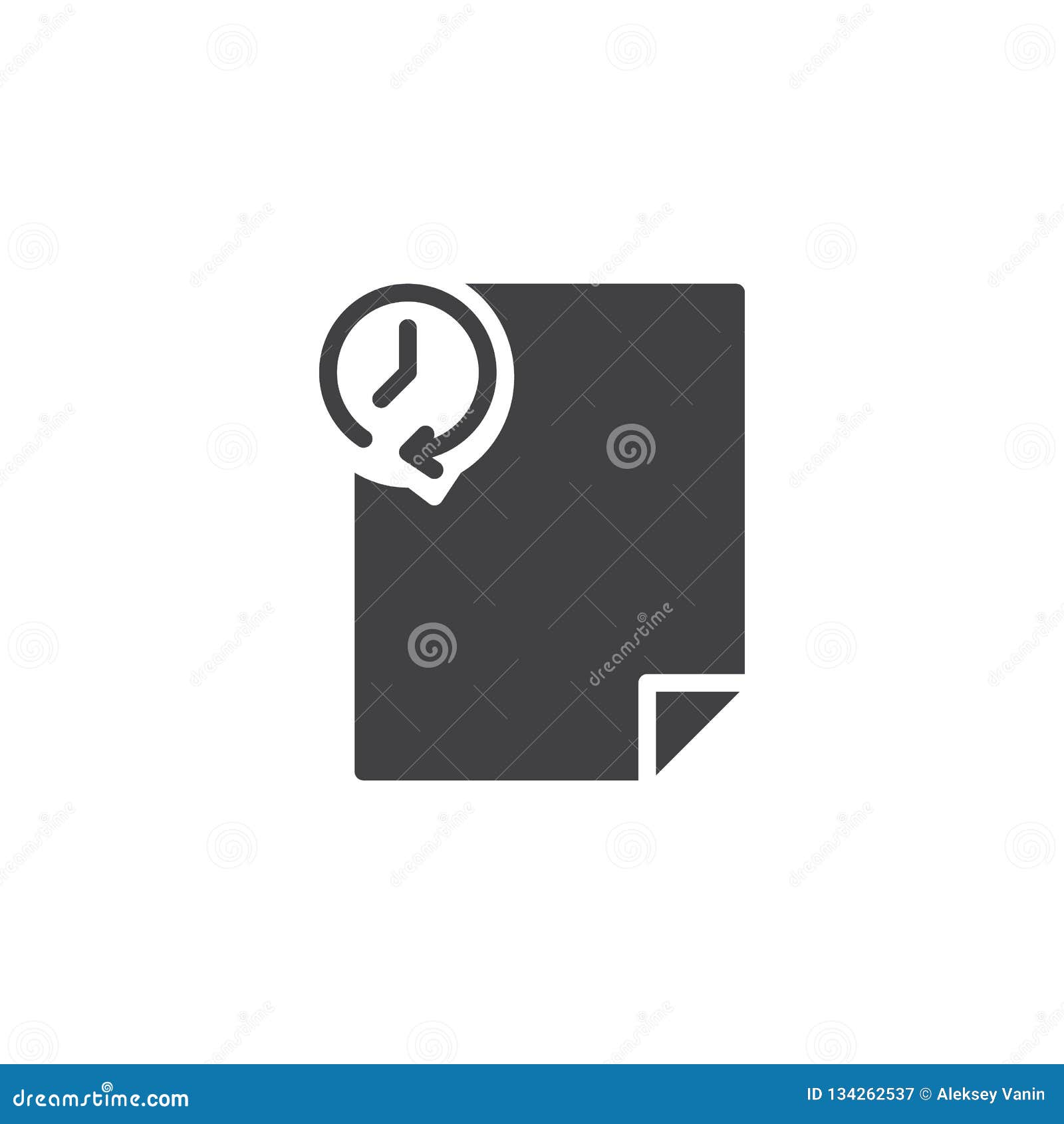 Temporary file vector icon stock vector. Illustration of portfolio ...