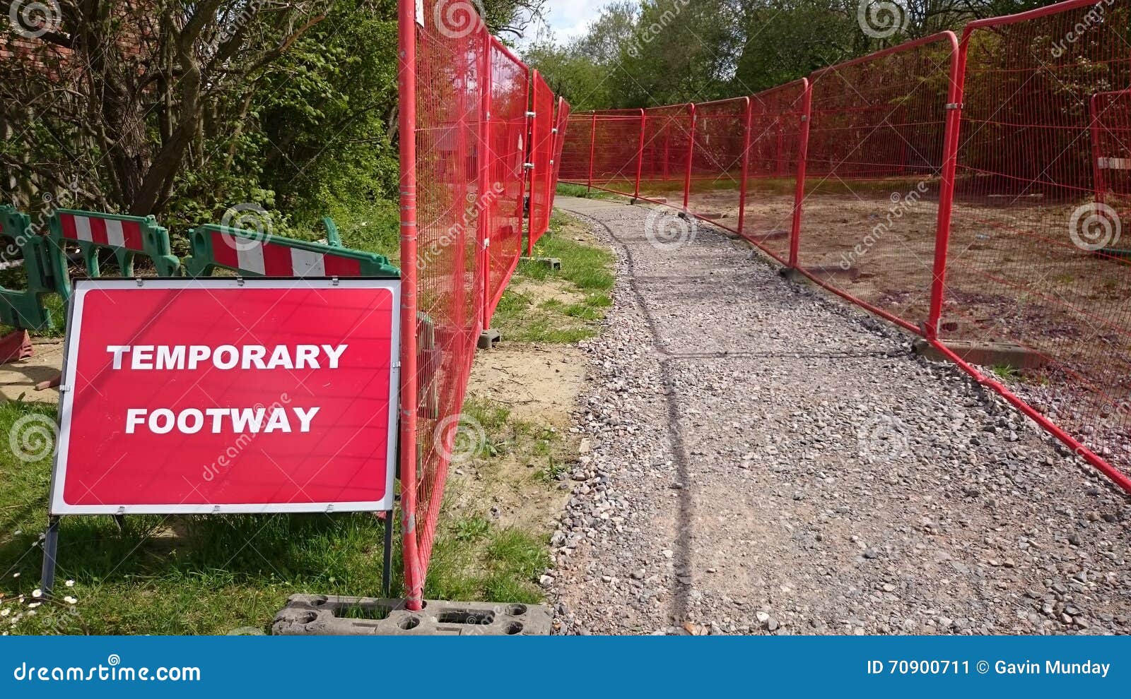 Temporary footway stock image. Image of temporary, floods - 70900711
