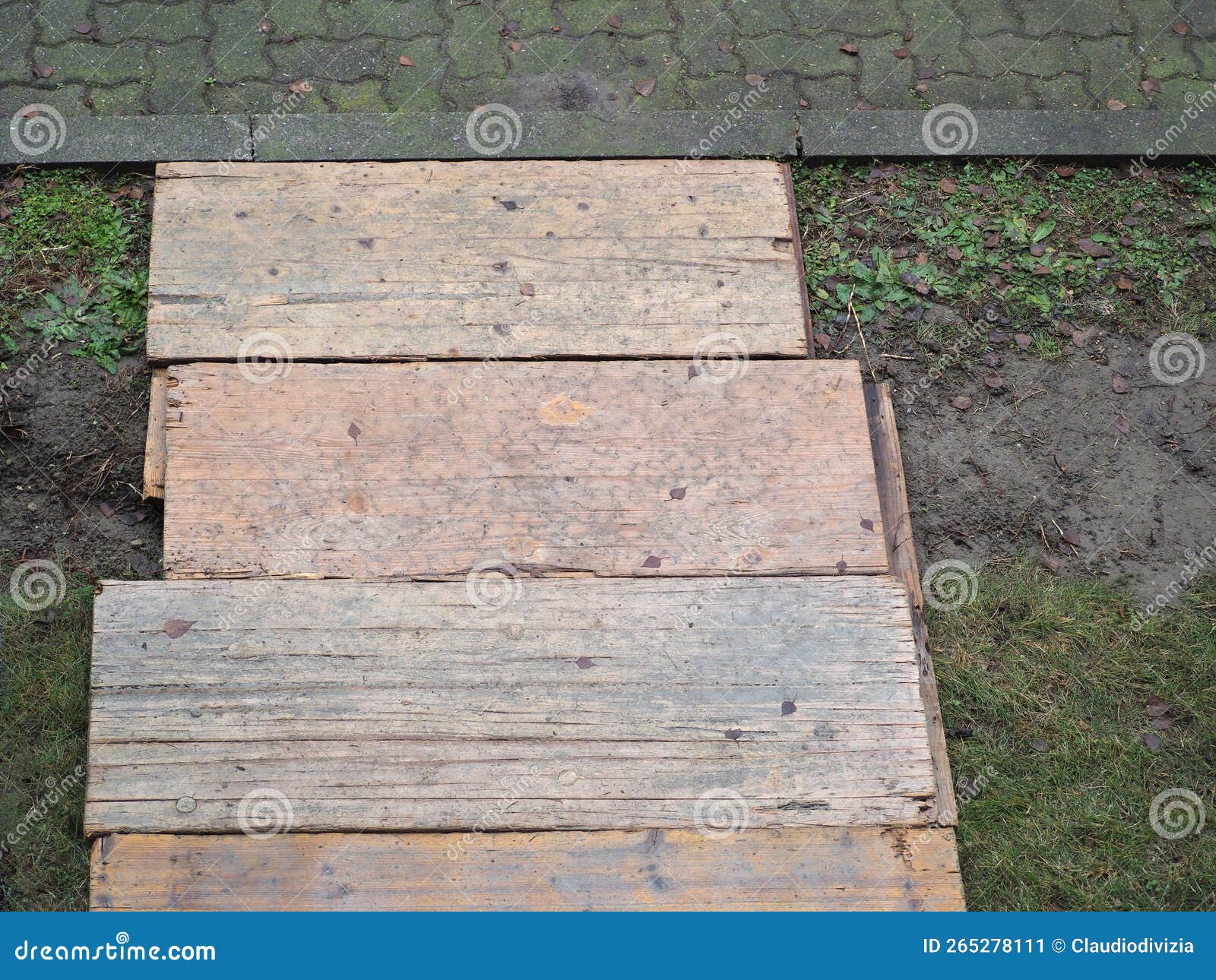 Temporary Path in Building Site Stock Image - Image of building, path ...