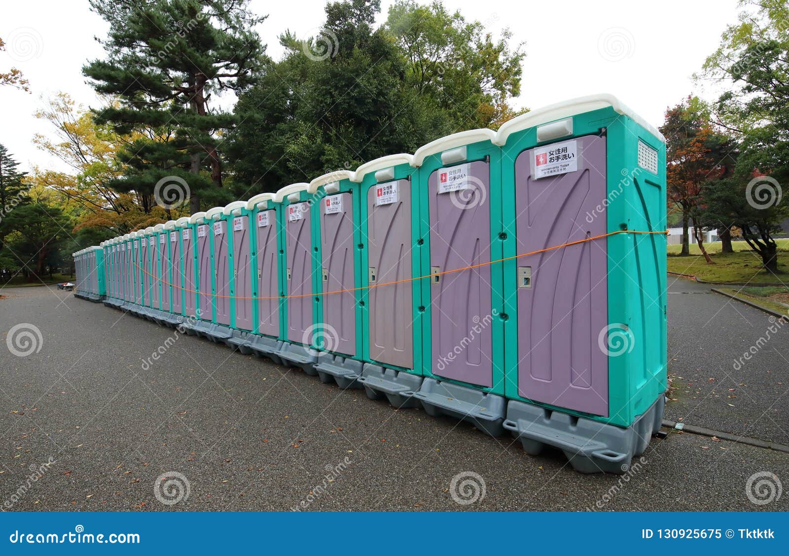 Temporary Portable Toilet Japan Editorial Image - Image of park, japan ...
