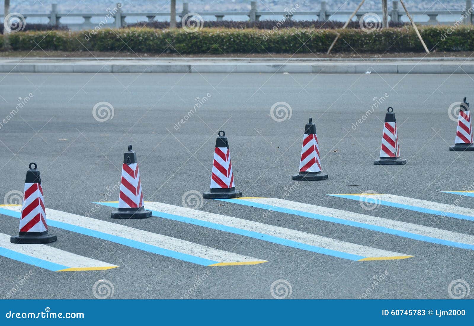 Temporary road isolation stock image. Image of group - 60745783