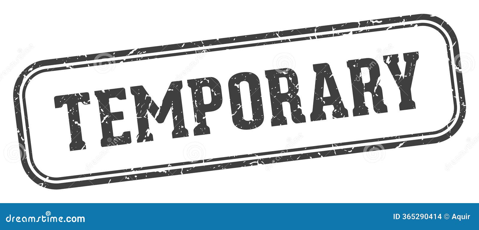 Temporary Stamp. Temporary Label On Transparent Background. Round Sign ...