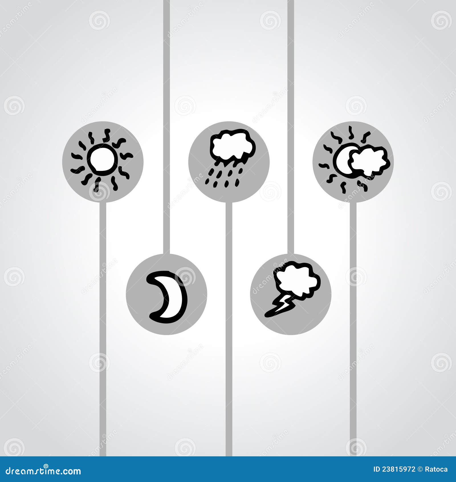 Temporary symbol stock vector. Illustration of sunny - 23815972