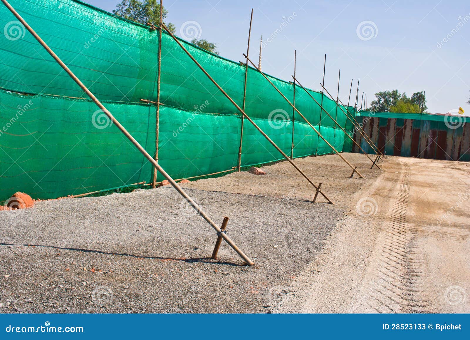 Temporary walls. stock image. Image of frame, architecture - 28523133