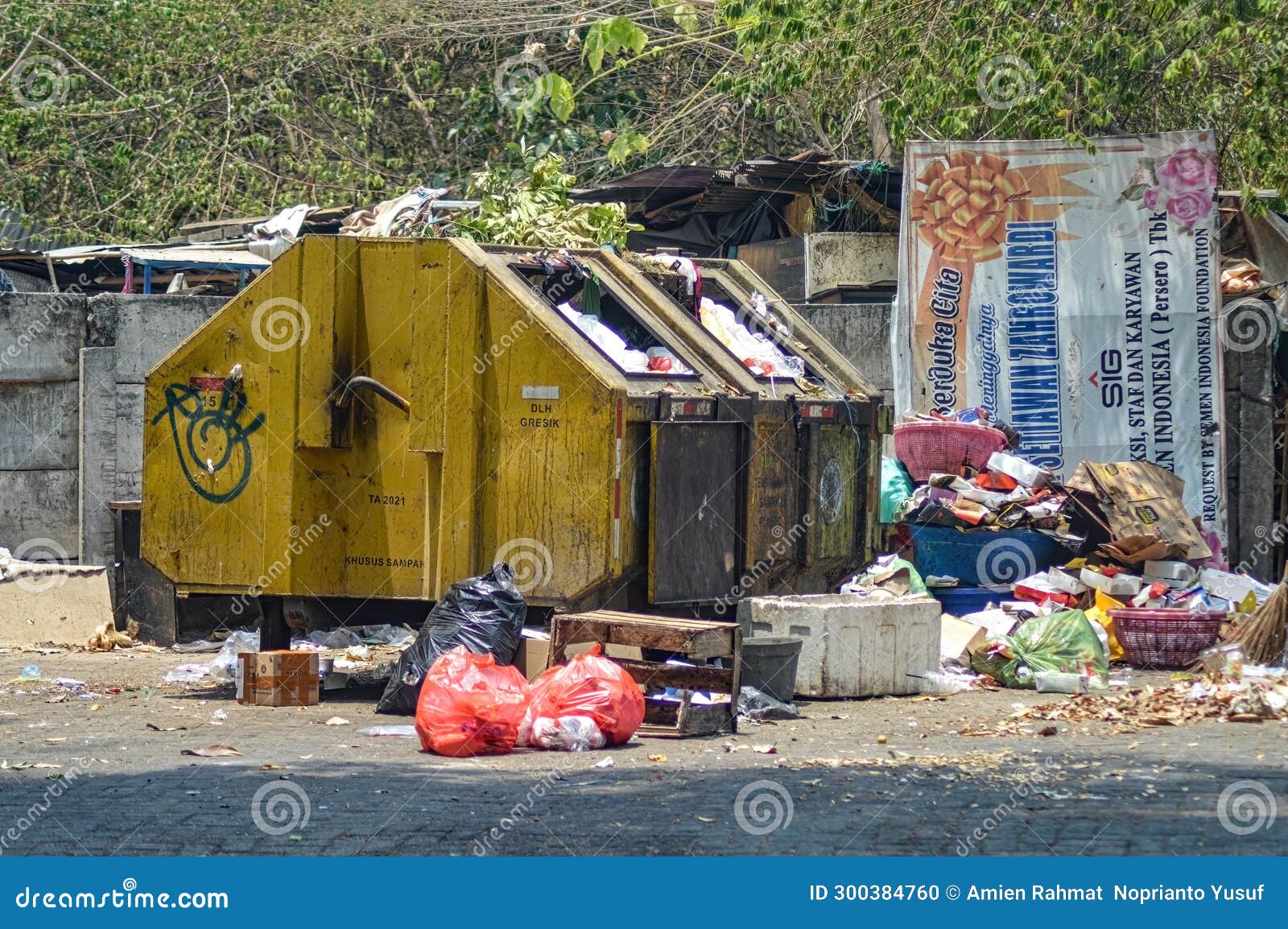 A Temporary Waste Storage Site Editorial Image - Image of ecology ...