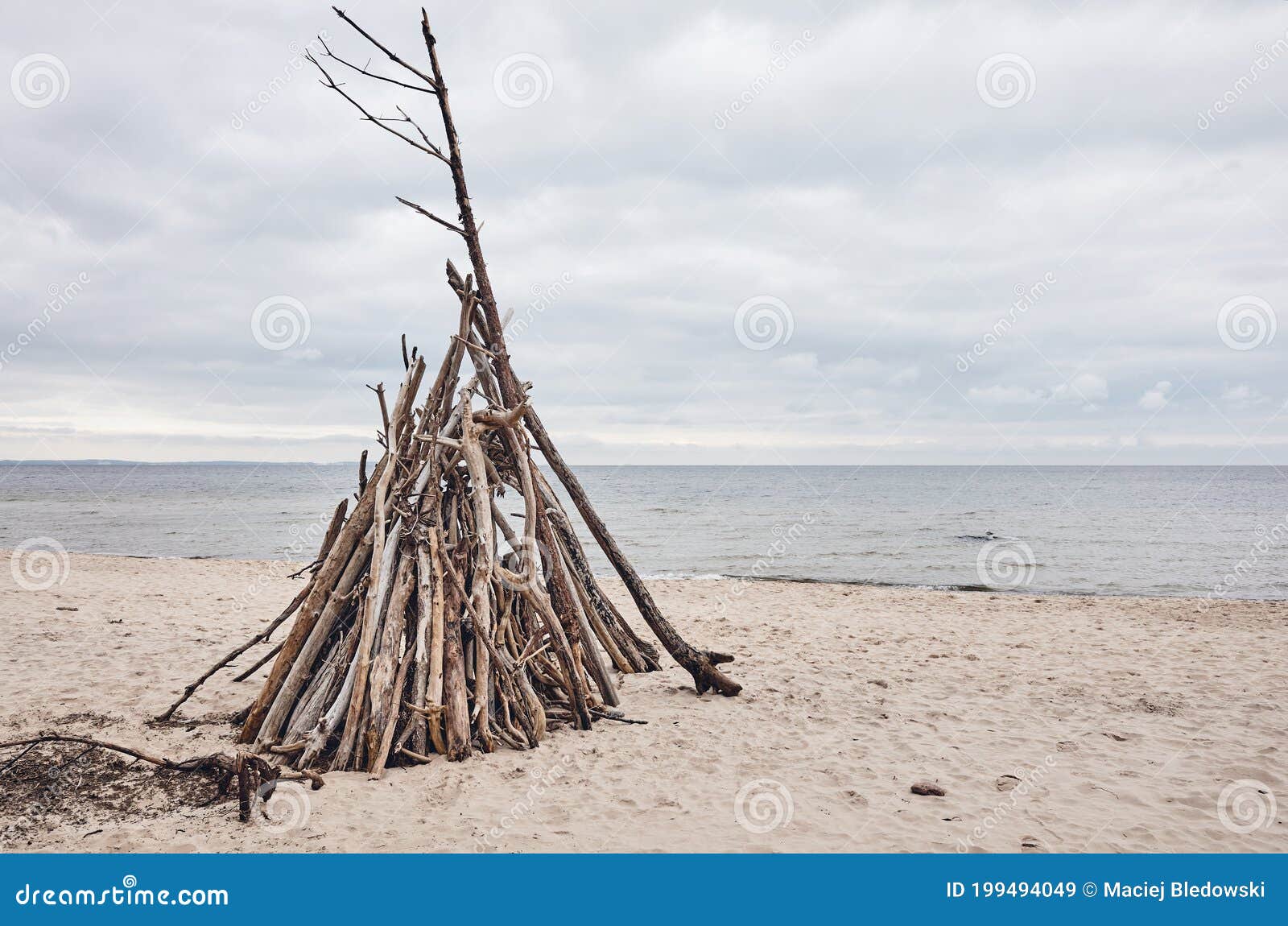 Temporary Wood Bracing And Shoring Support Beams Stock Photography ...