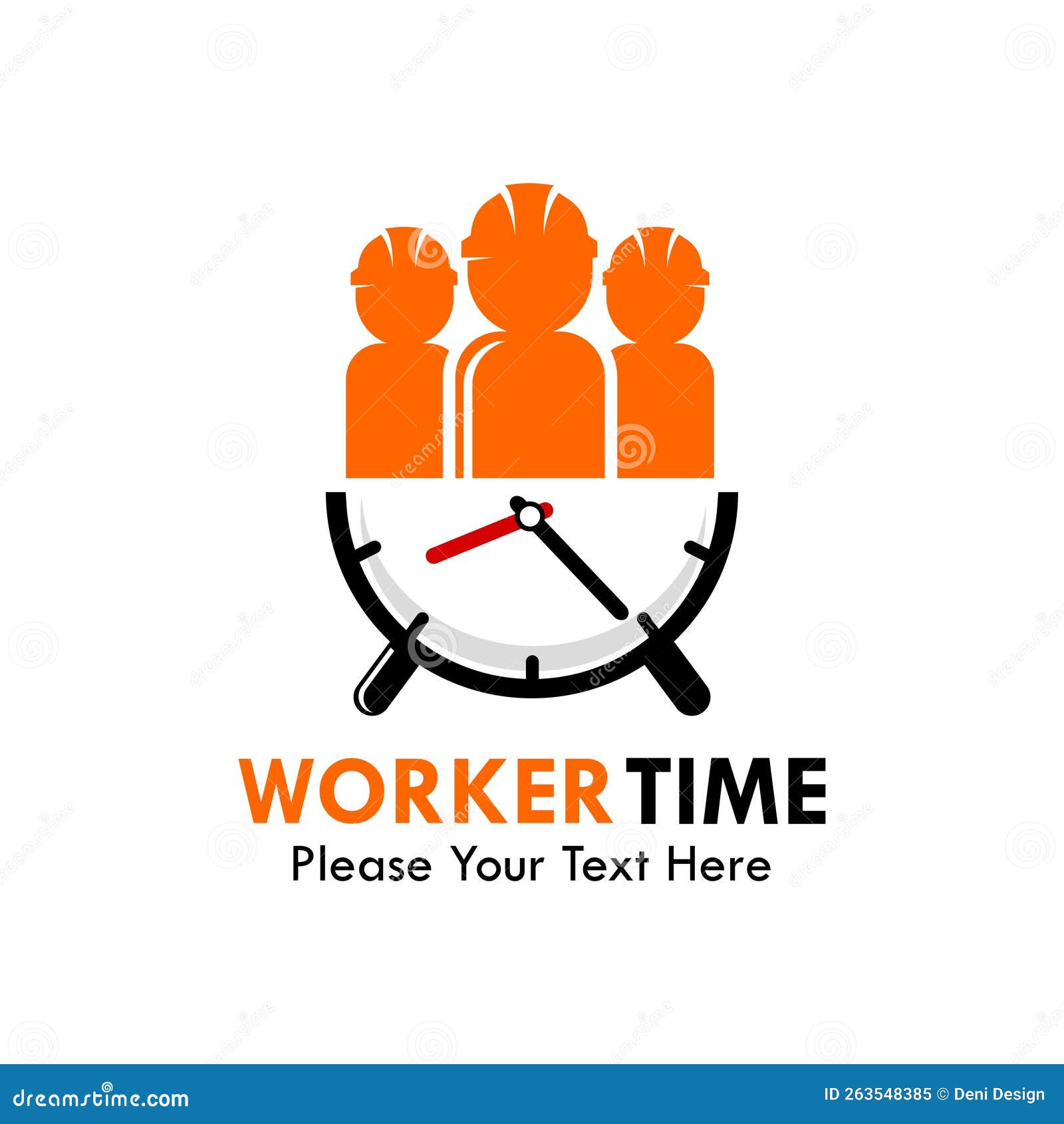 Temps de travail illustration de vecteur. Illustration of horloge ...
