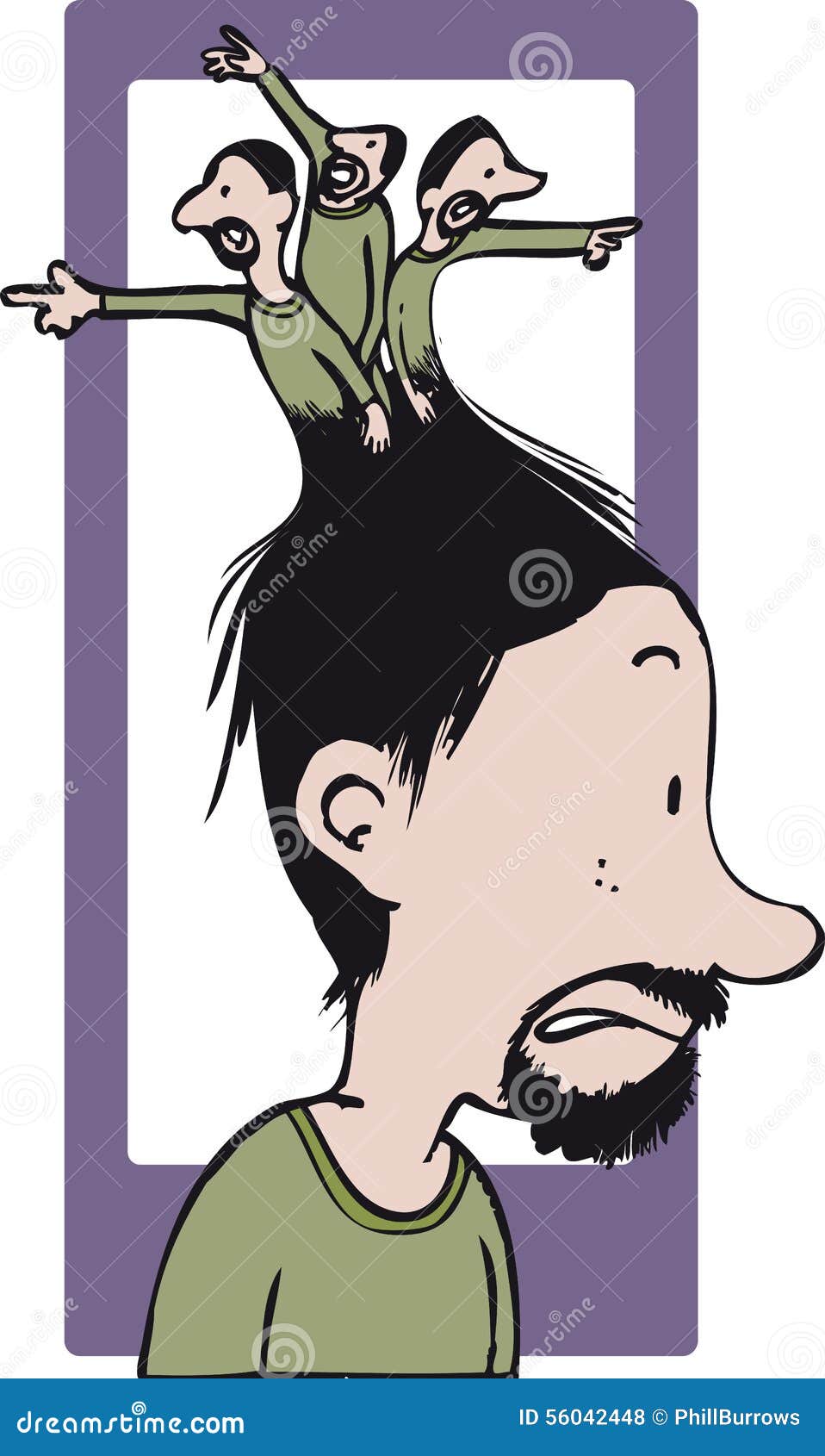 Temptation stock vector. Illustration of rudderless, disorder - 56042448