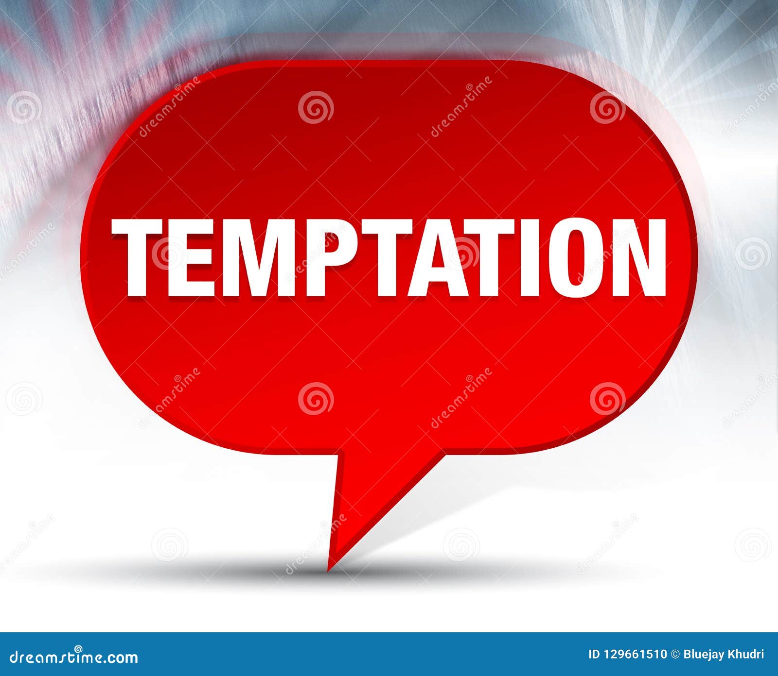 Temptation Red Bubble Background Stock Illustration - Illustration of ...