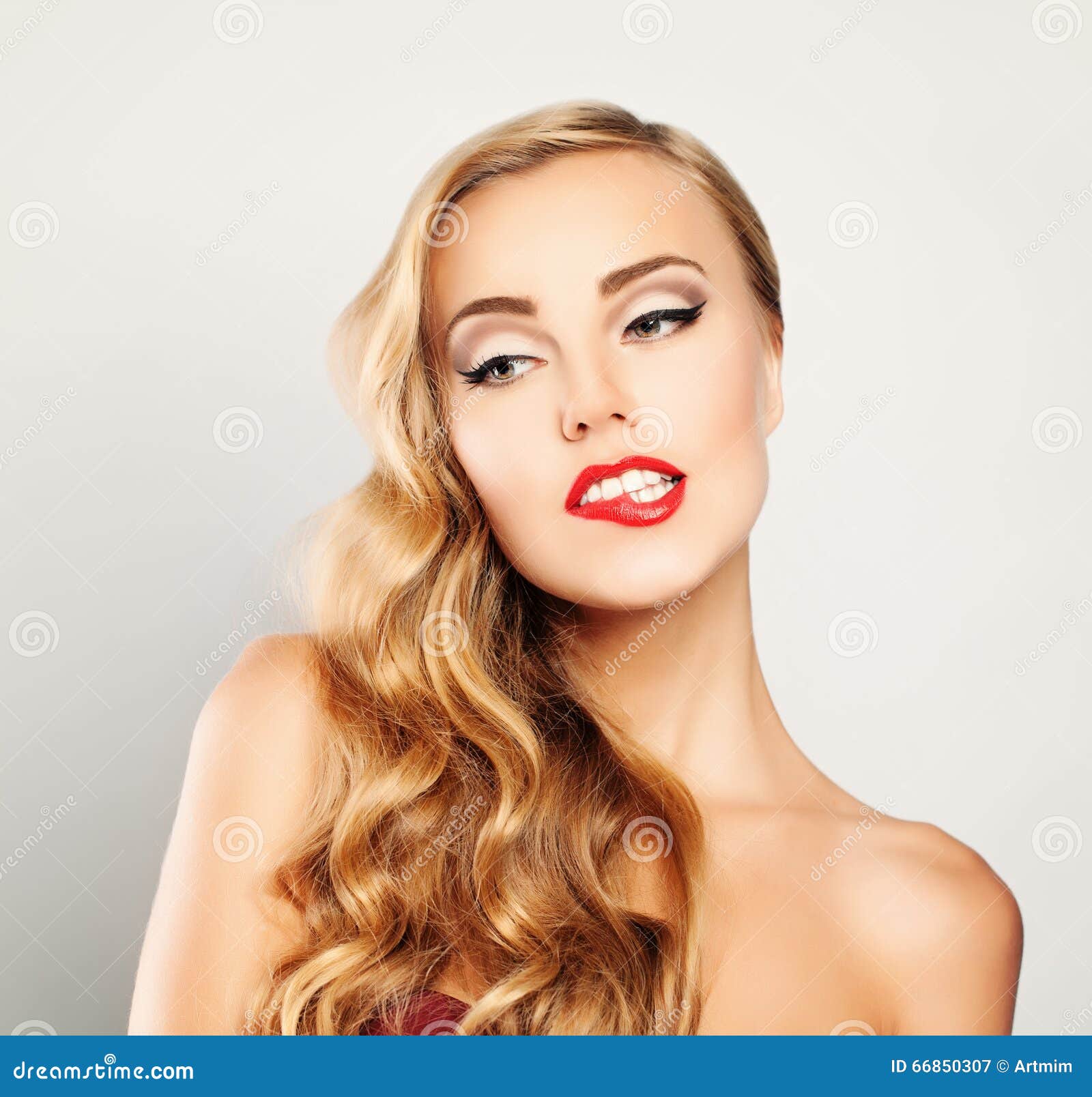 Temptation. Thoughtful Woman Stock Image - Image of background, person ...