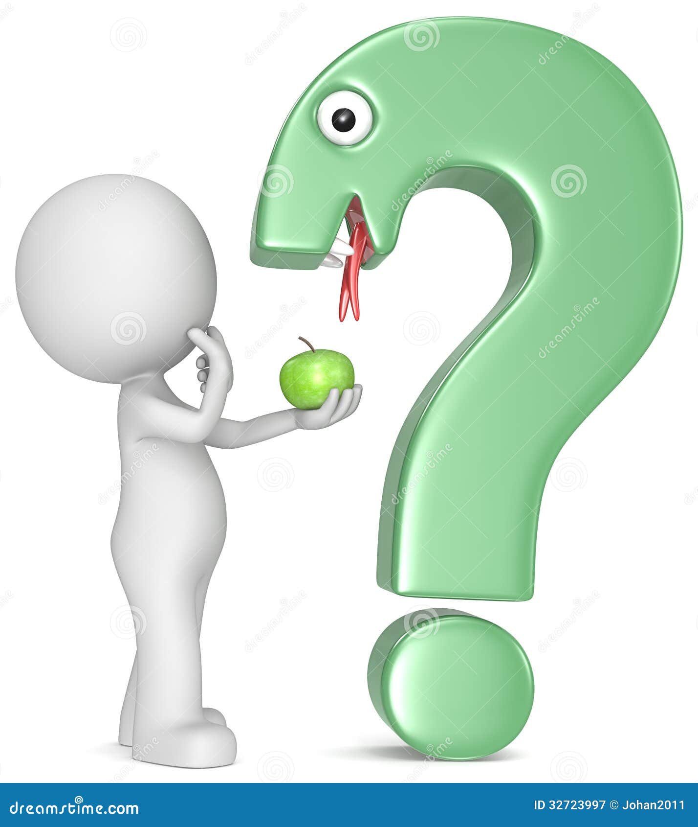 Temptations. stock illustration. Illustration of confusion - 32723997