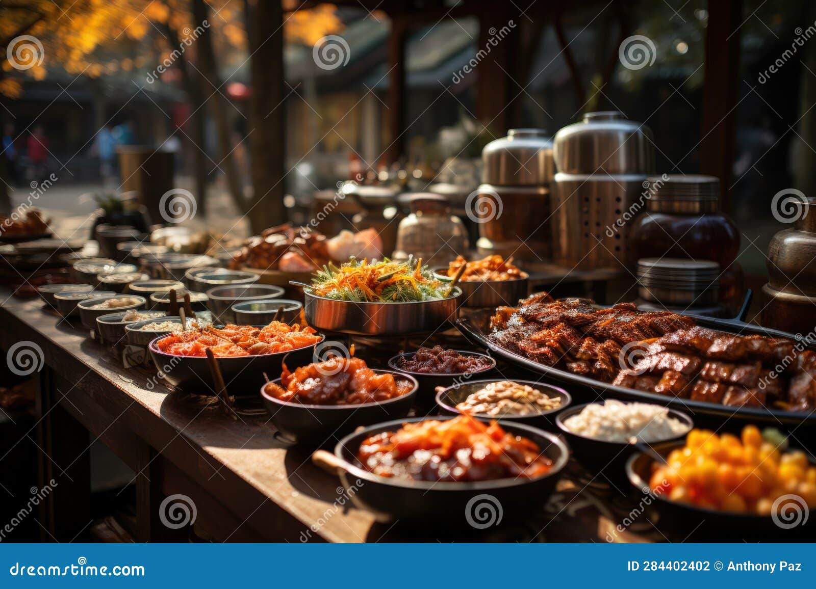 Tempting Appetizers: Well-arranged Assortment of Snacks on a Table ...