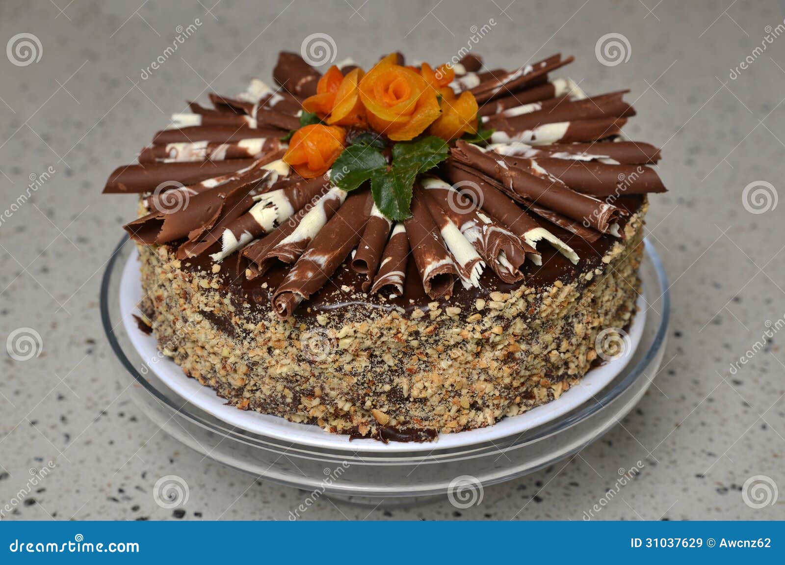 Tempting cake stock image. Image of cold, isolated, food - 31037629