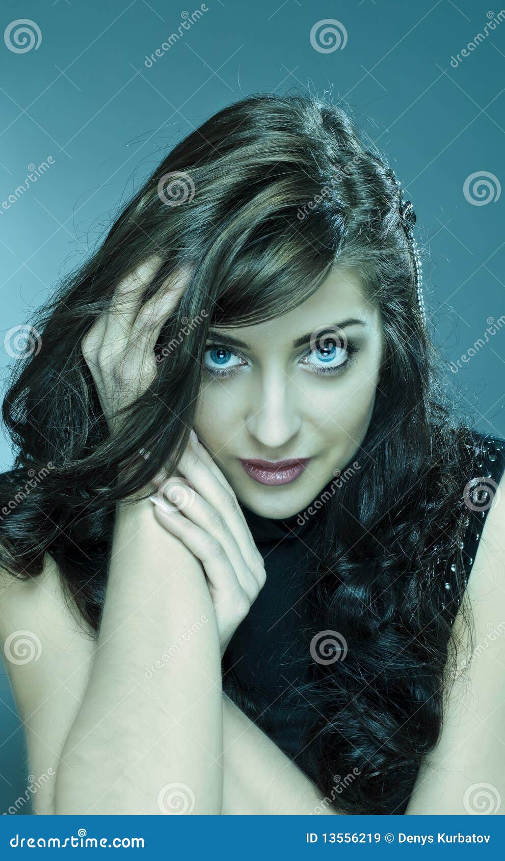 Tempting look stock image. Image of healthy, beauty, makeup - 13556219