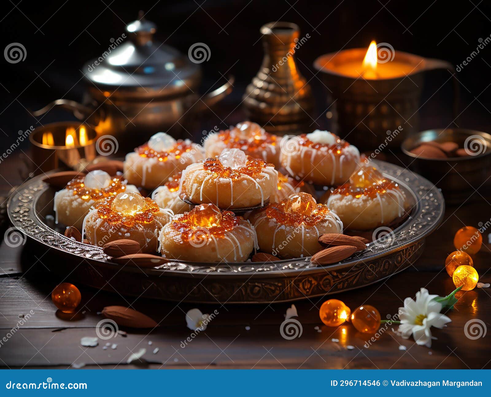 Malpua stock illustration. Illustration of lighting - 296714546