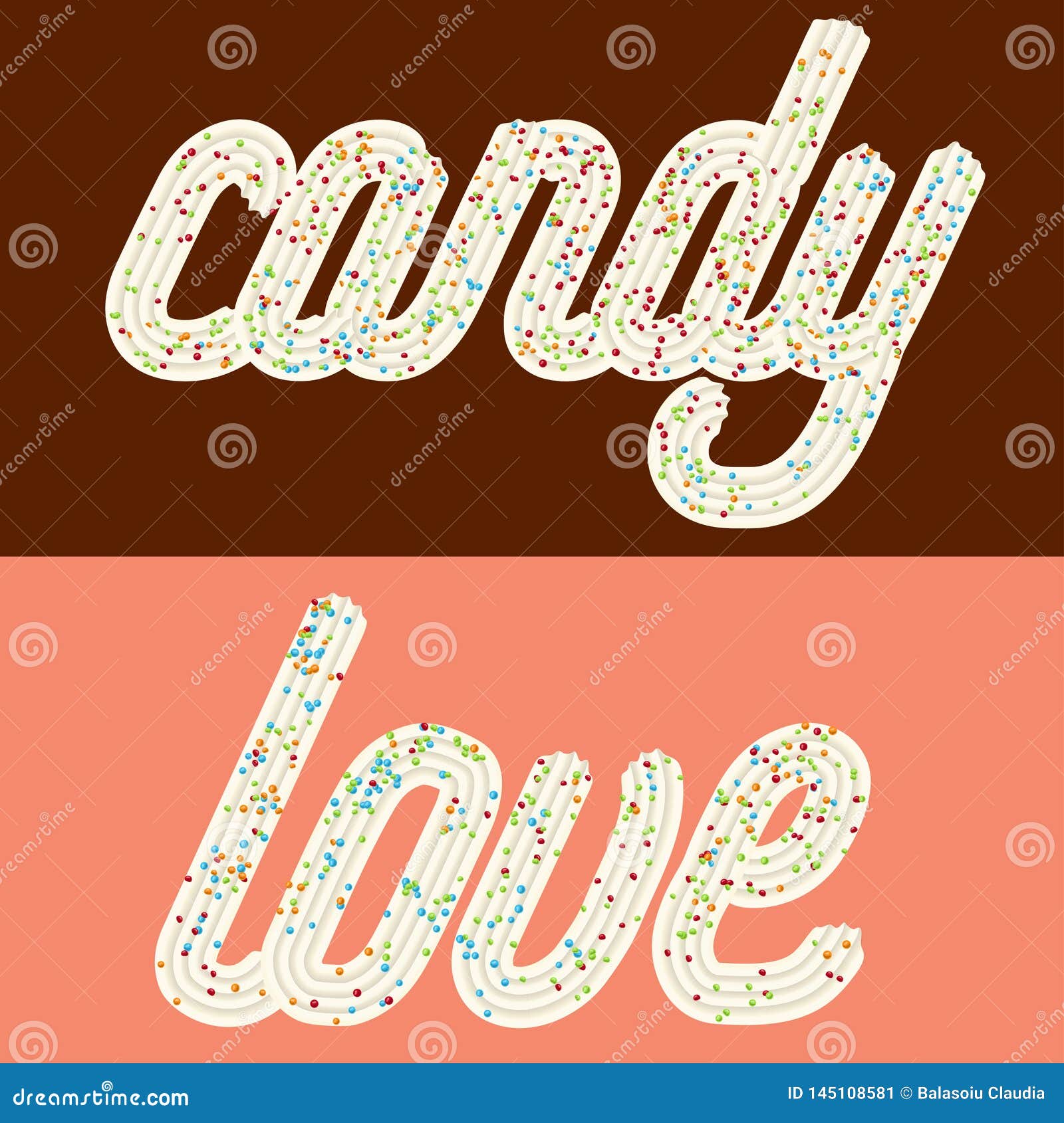 Tempting Typography. Font Design. 3D Donut Letter R Glazed With ...