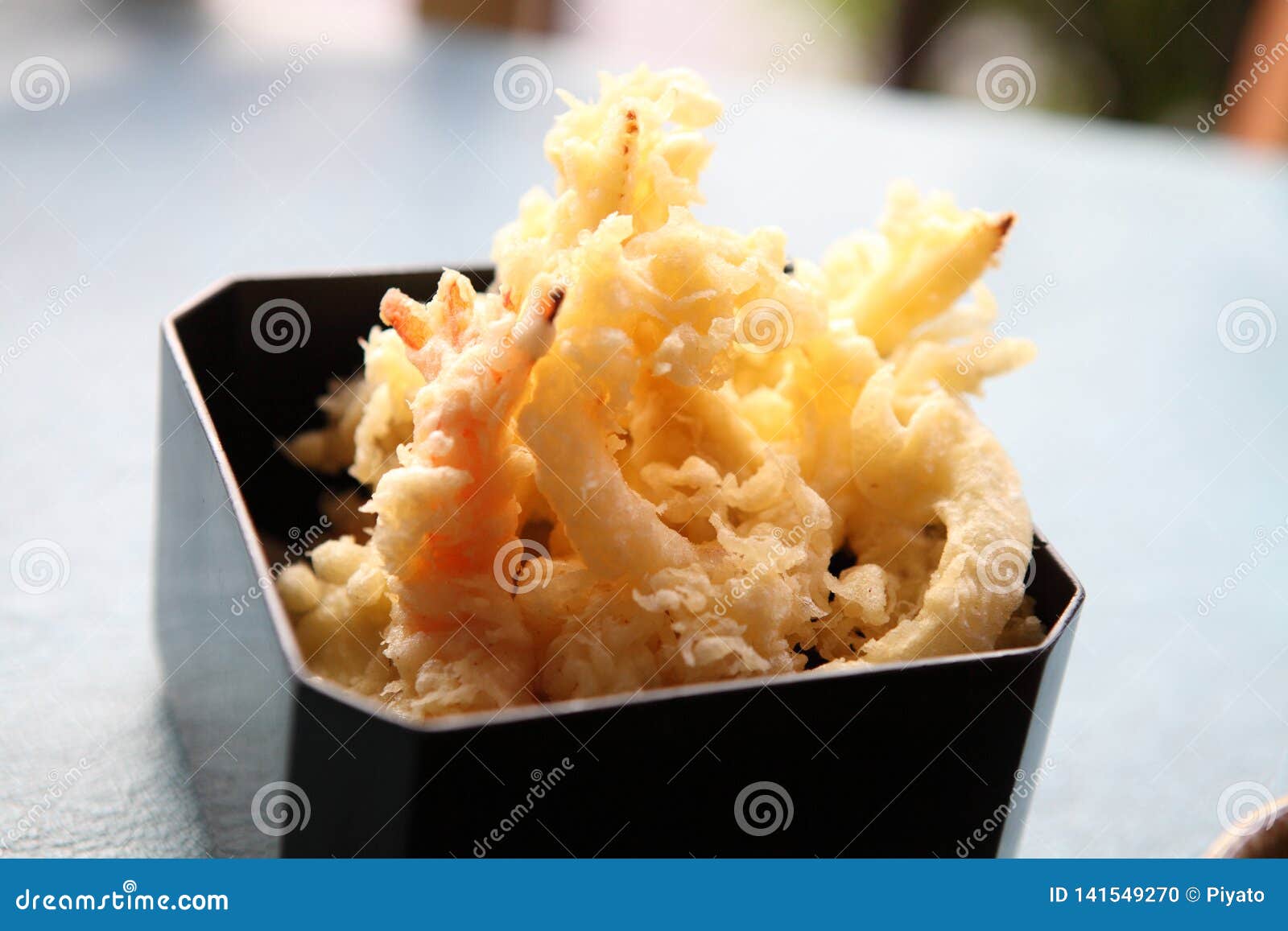 Tempura Fried Shrimp Japanese Style Stock Photo - Image of cook ...